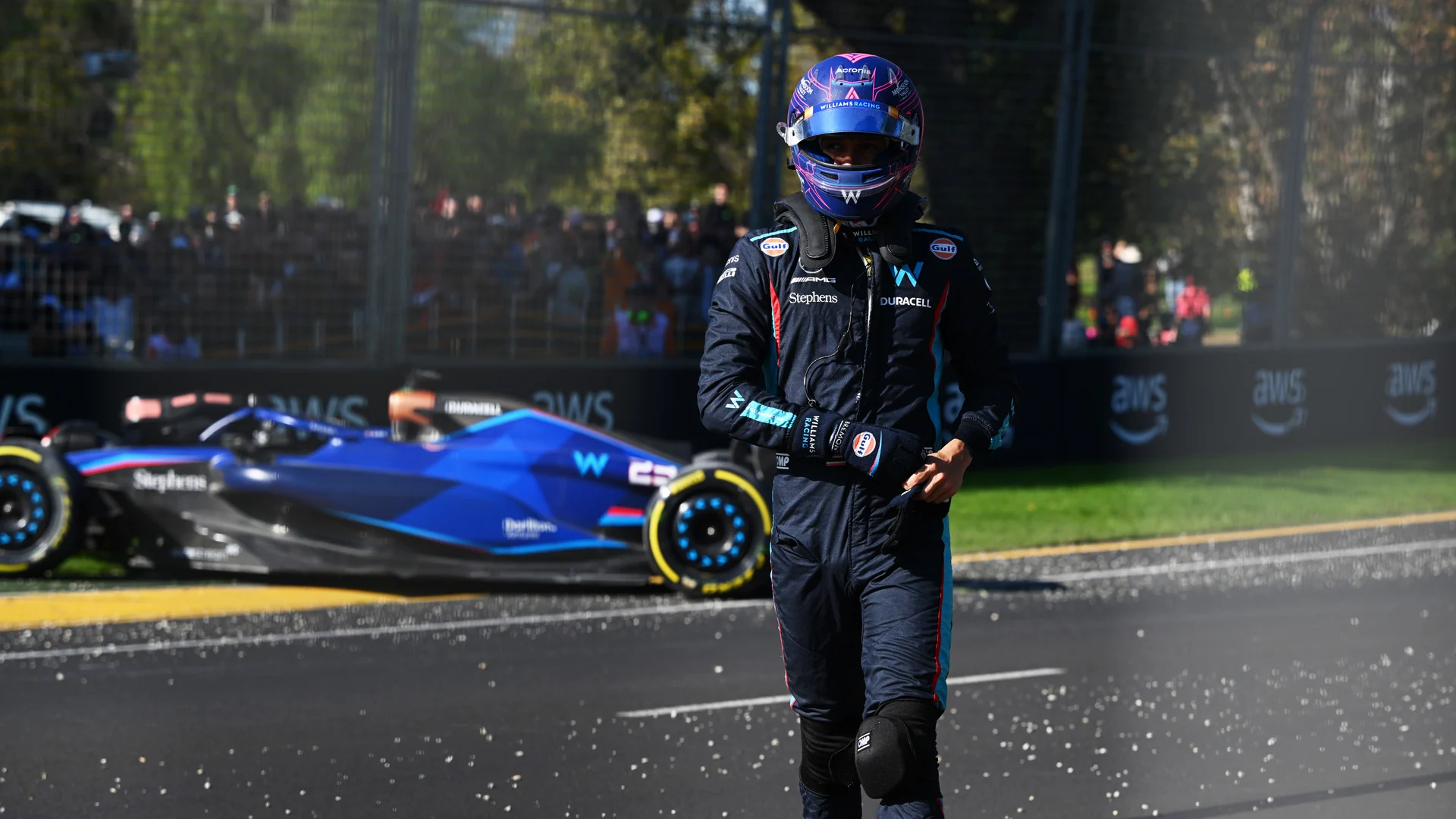 ‘I’m very angry with myself’ – Albon shoulders blame after crashing out ...