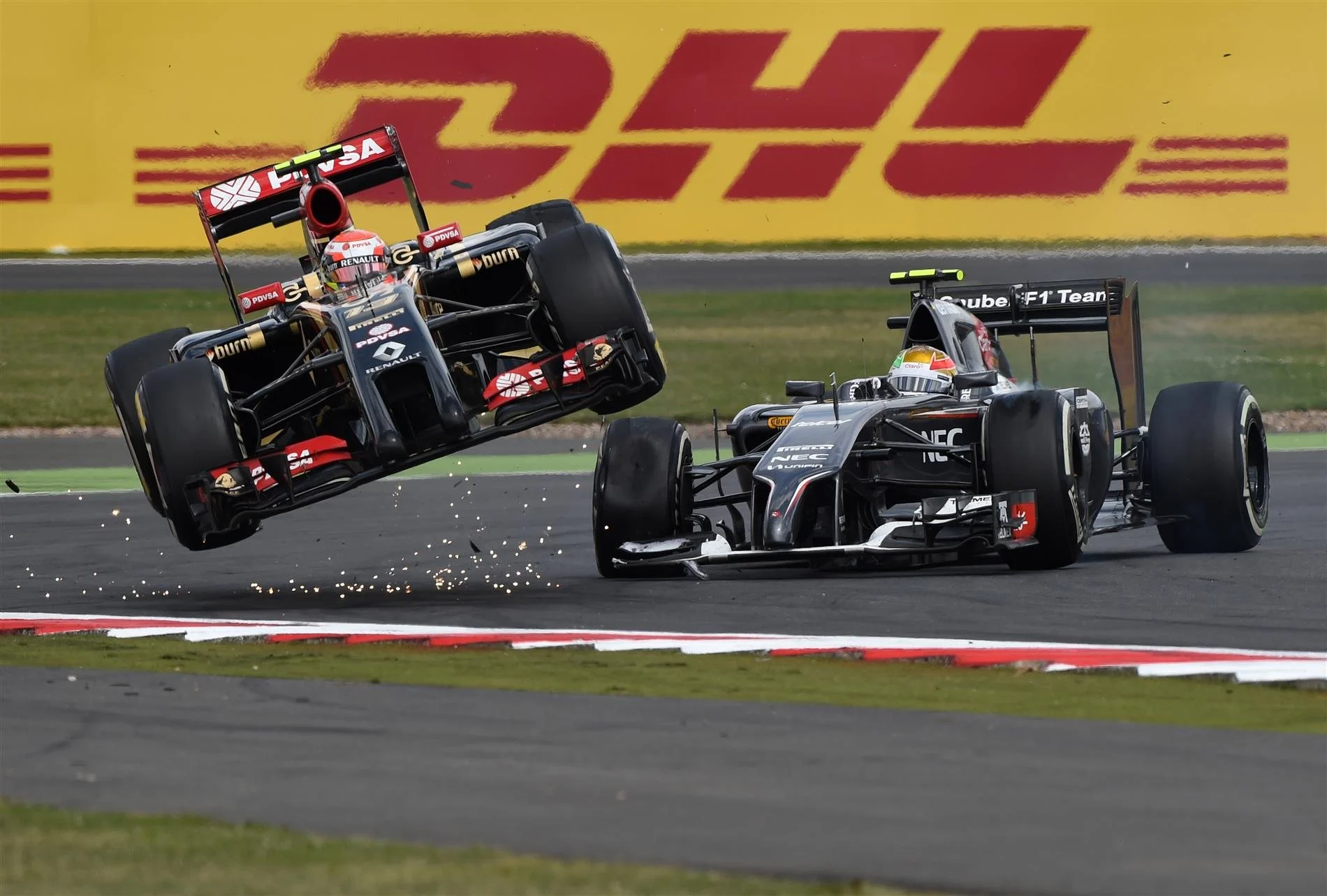 Gutierrez penalized for Maldonado collision