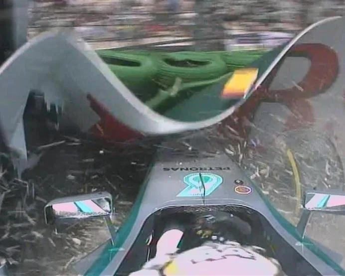 Mercedes confirm cause of Hamilton's Germany crash