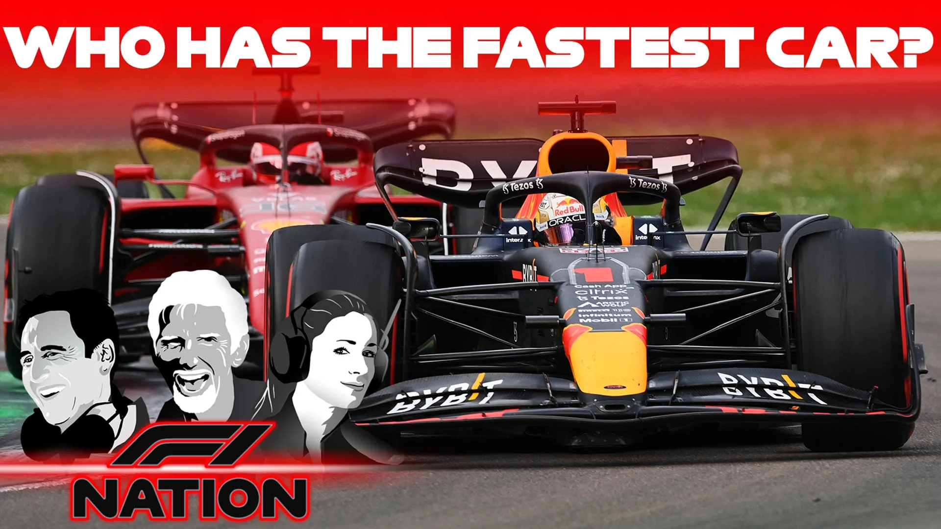 F1 NATION: Adrian Newey on the Red Bull vs Ferrari fight – which team ...
