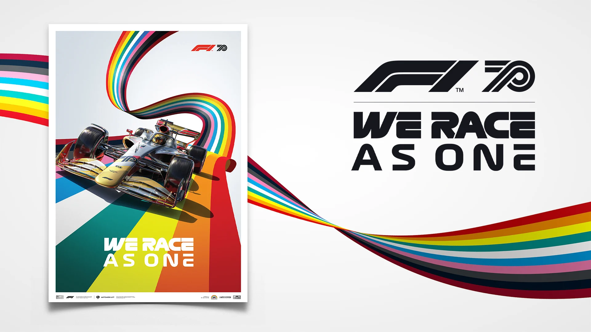 Get your hands on a brand new F1 #WeRaceAsOne poster – with all ...