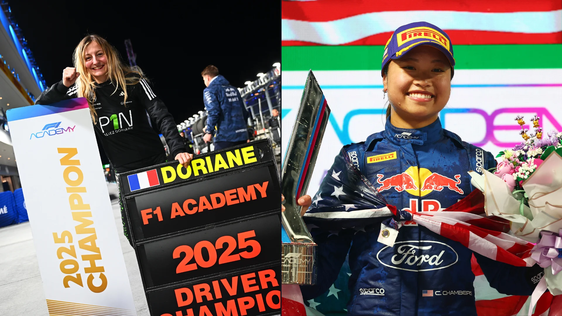 Doriane Pin secures 2025 title as Chloe Chambers takes Race 2 in Las ...