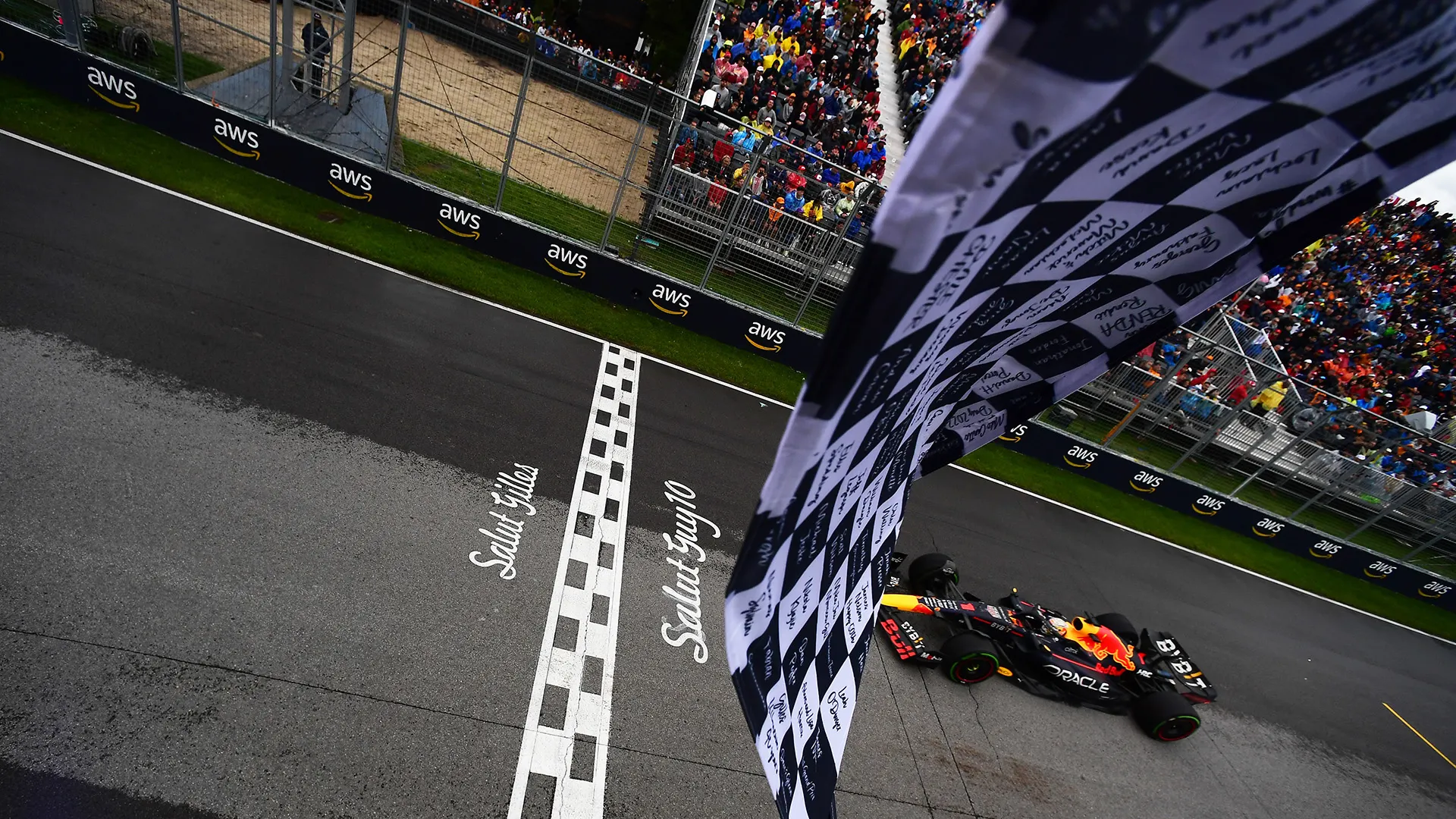 Have your name on the Canadian Grand Prix Chequered Flag