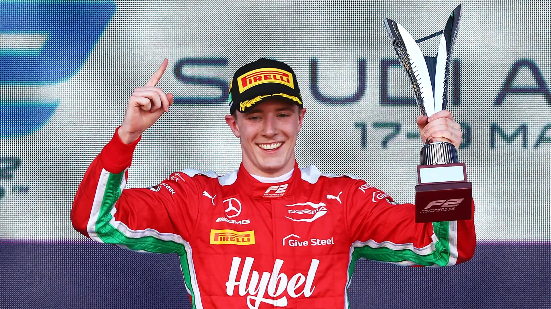 F2: Mercedes junior Vesti wins action-packed Feature Race as leader ...
