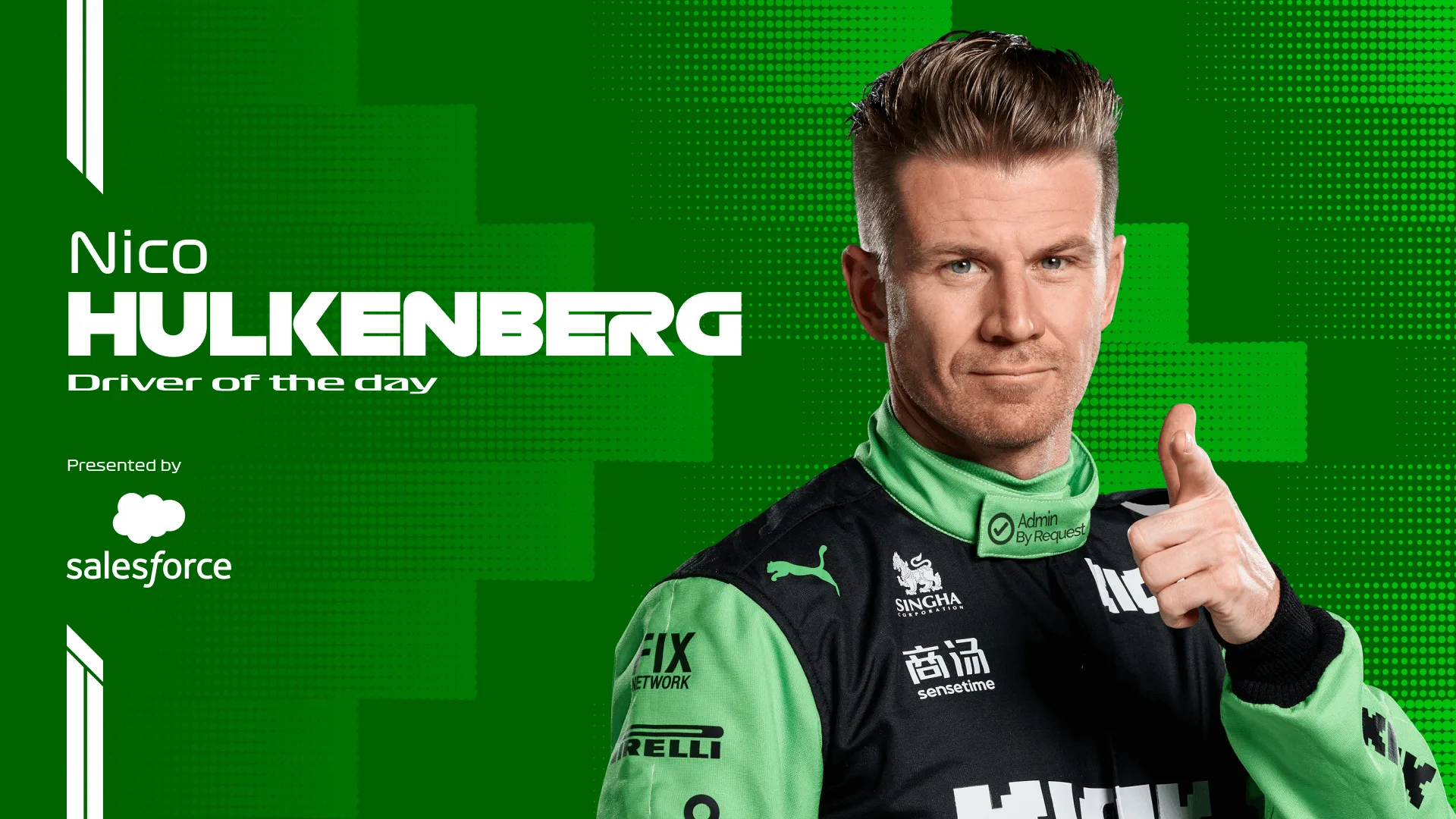 DRIVER OF THE DAY: Hulkenberg gets your nod after epic run to first podium