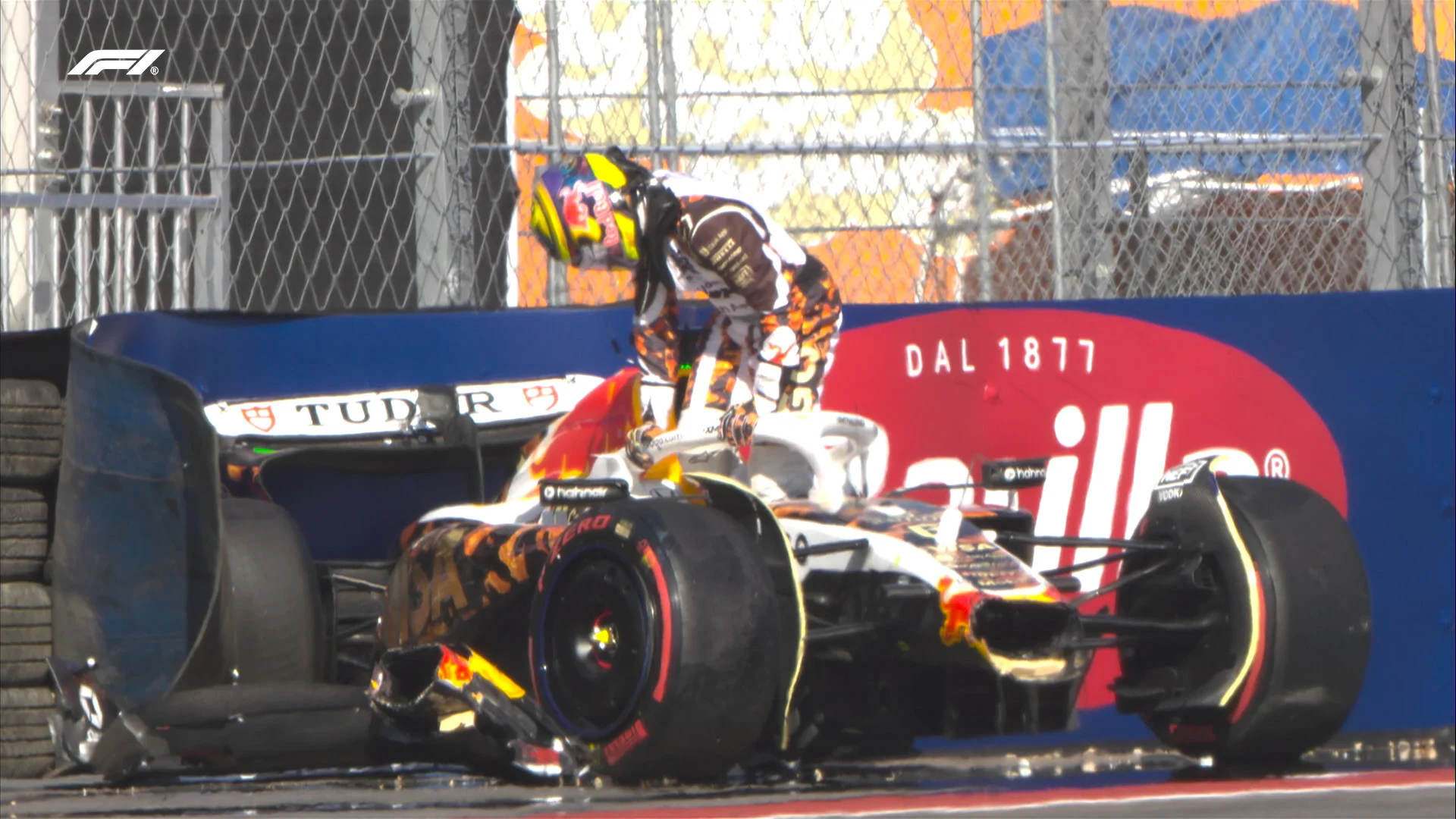 WATCH: Heavy Isack Hadjar crash causes red flag in United States Grand ...