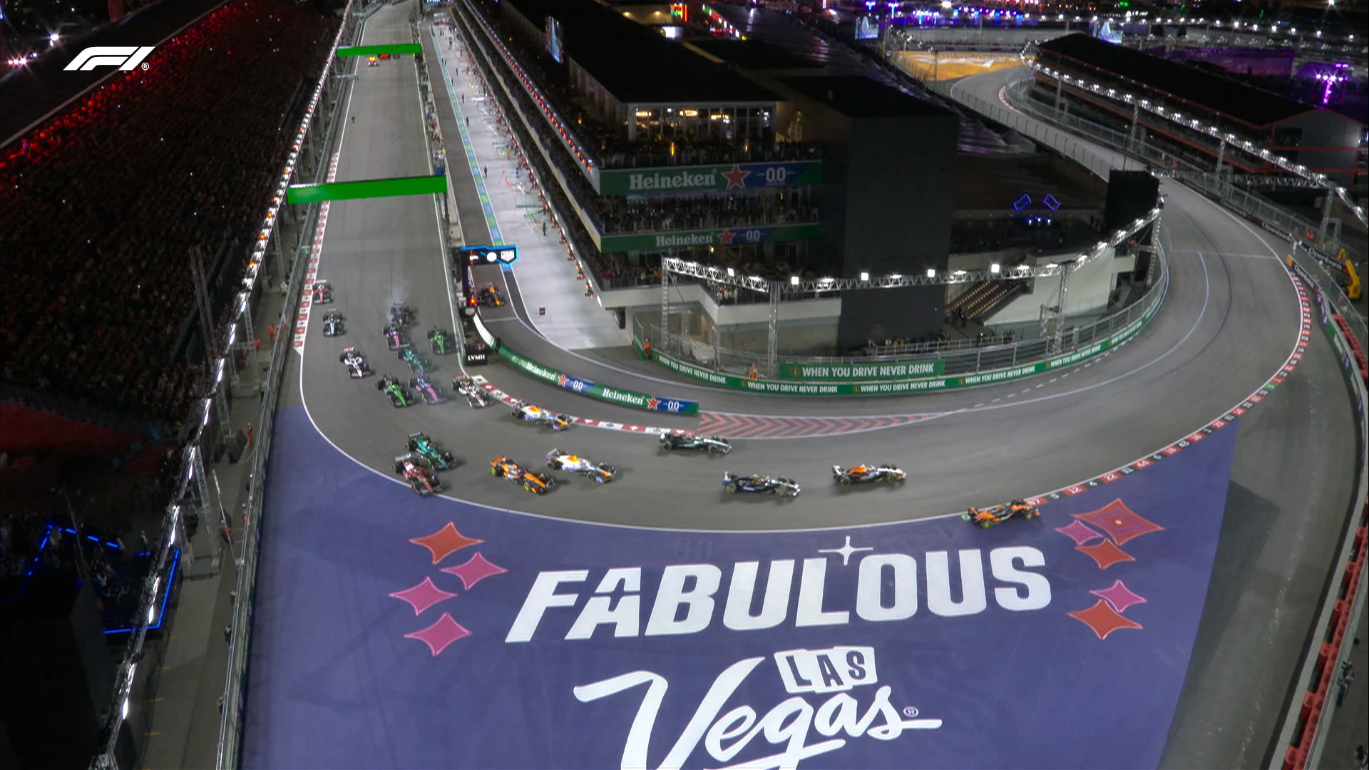 RACE START: Watch the start of the Las Vegas Grand Prix as Max ...