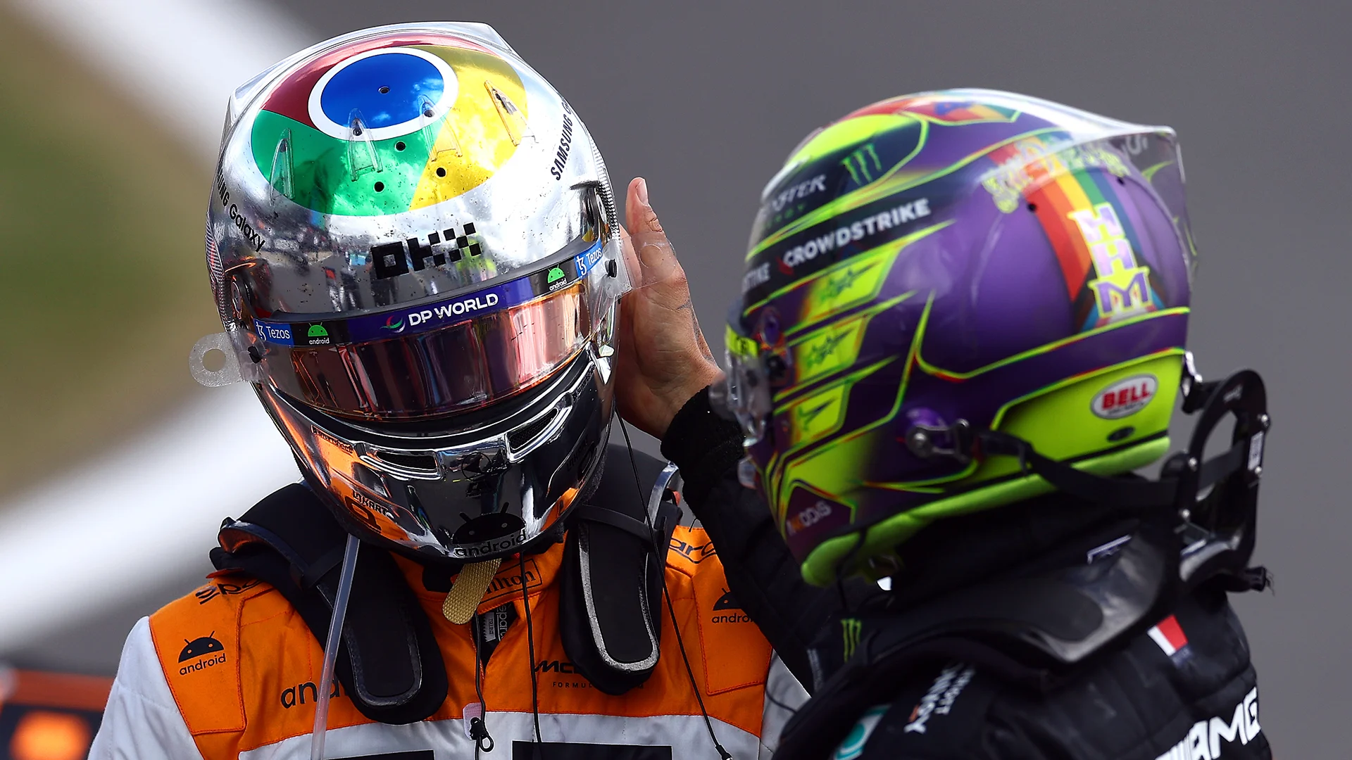 Hamilton and Russell taken aback by McLaren after front-running pace ...
