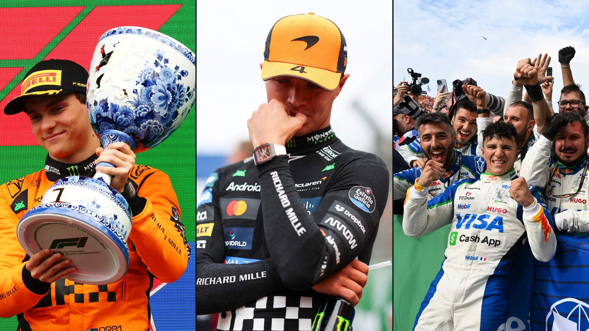 NETHERLANDS LOWDOWN: All the key moments as Piastri wins, Norris ...