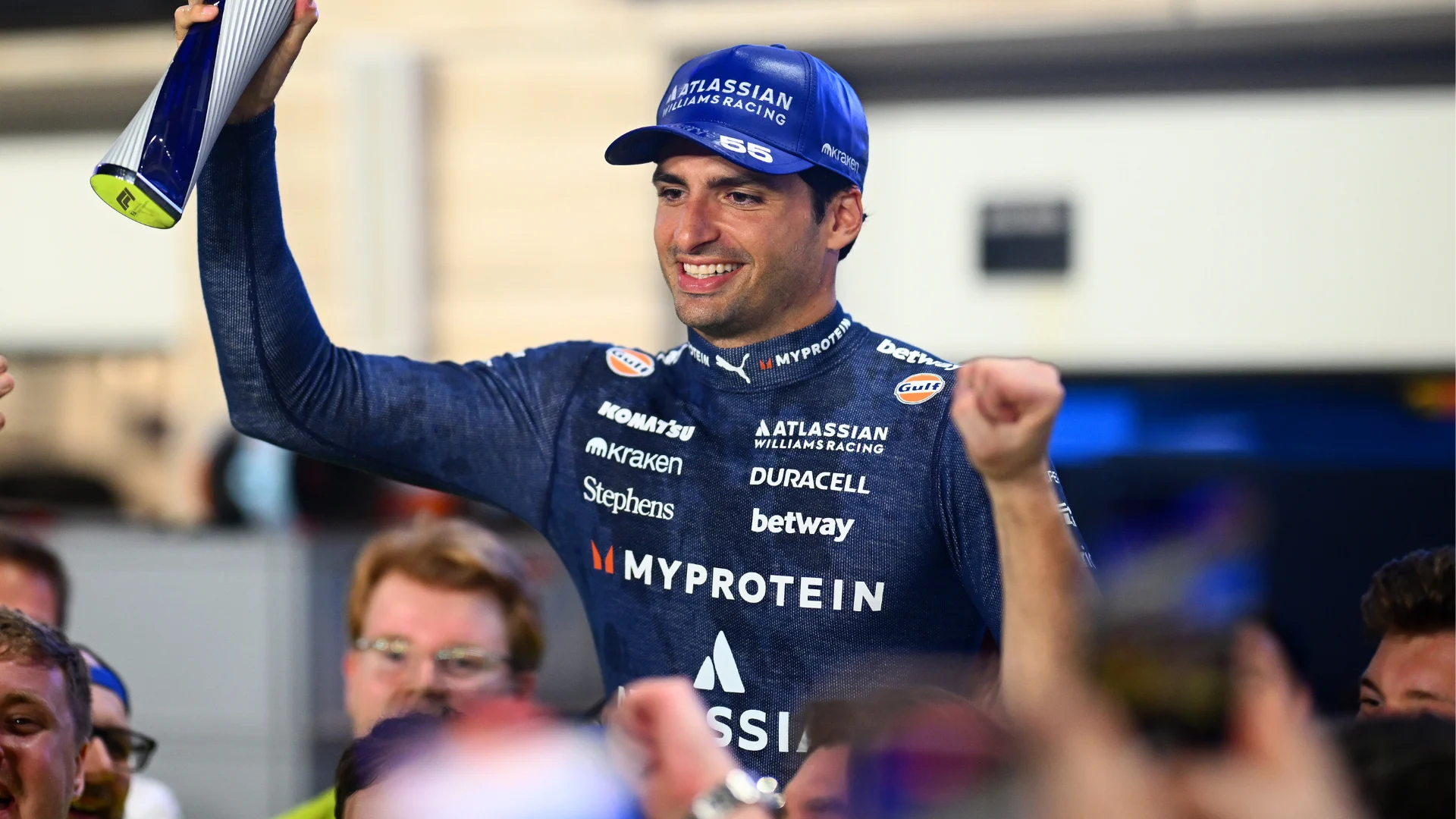 ‘I absolutely didn’t expect it’ – Carlos Sainz ‘over the moon’ with ...