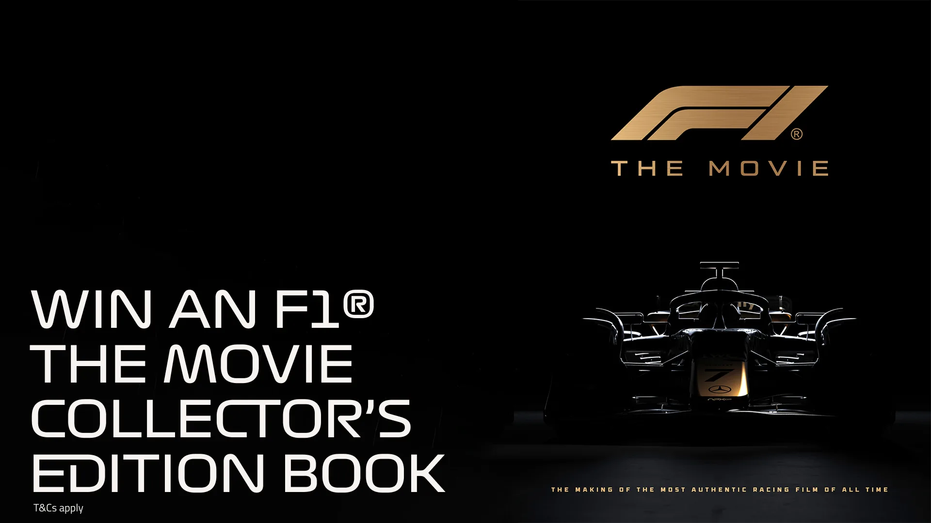 Win a Collector’s Edition F1® The Movie Book!