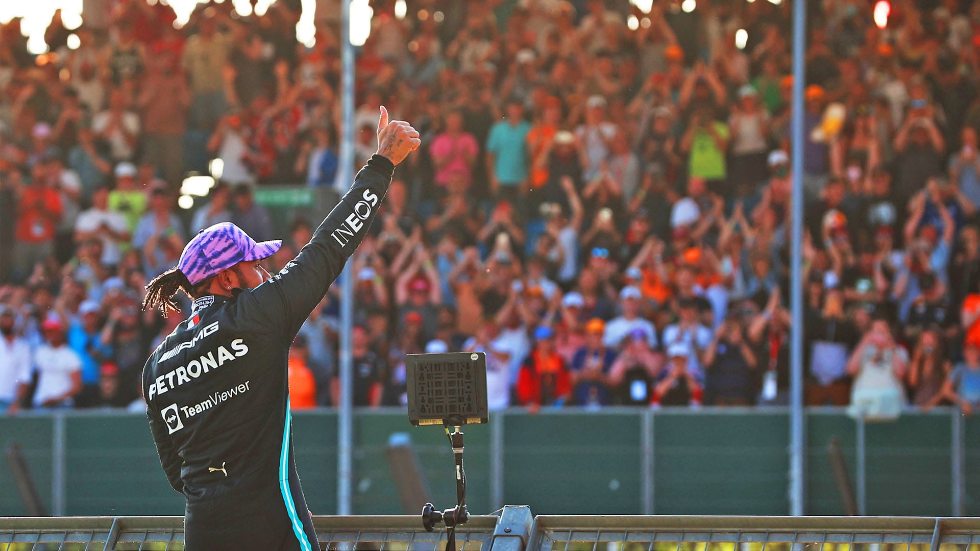 Lewis Hamilton credits extra sim work and ‘energy of the fans’ after ...