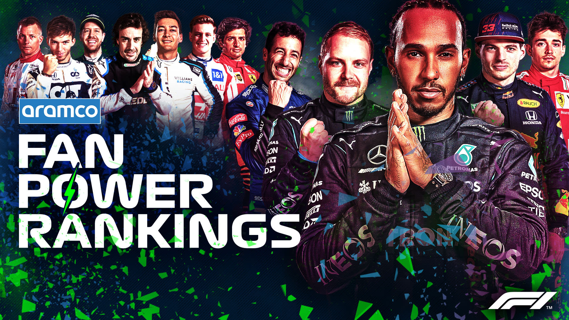 F1 FAN POWER RANKINGS: Who did you vote as the 10 best drivers of 2021 ...