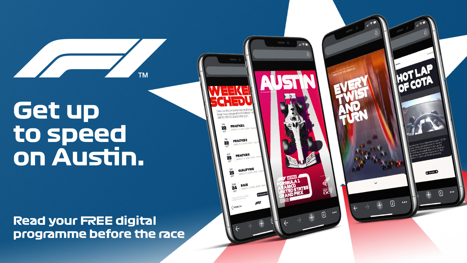 2021 ARAMCO UNITED STATES GRAND PRIX – free digital race programme ...