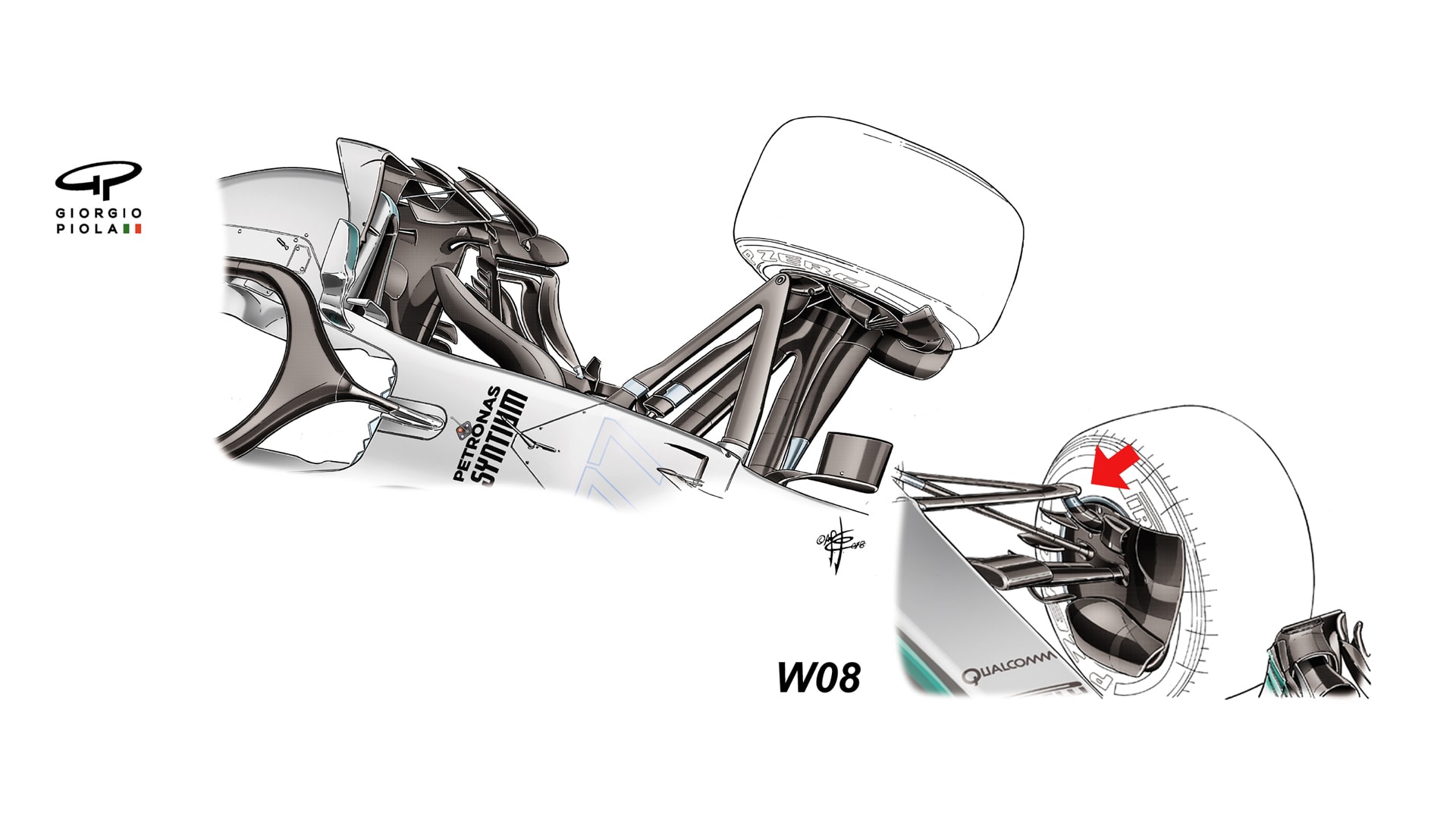 TECH TUESDAY: Mercedes’ unique, aero-boosting rear suspension
