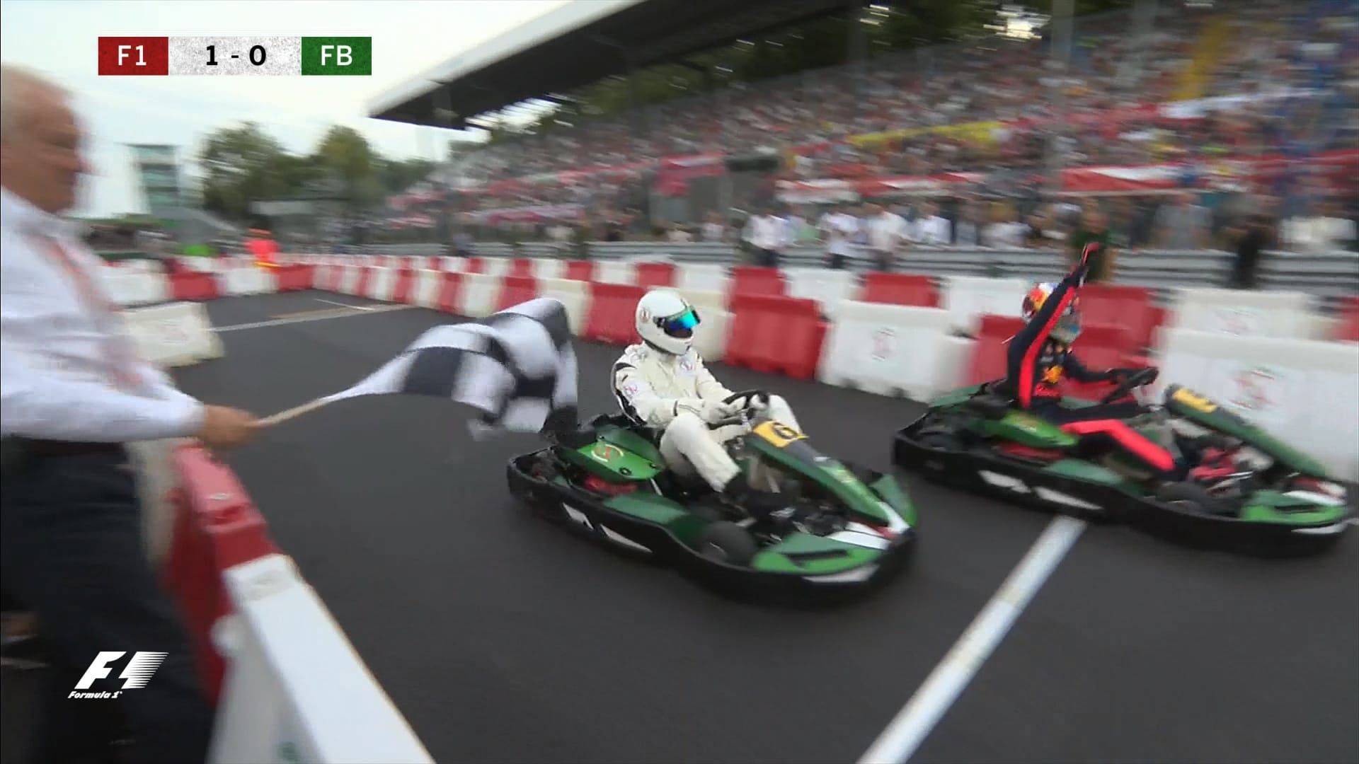 F1 vs Football - Heineken Champions of the Grid karting