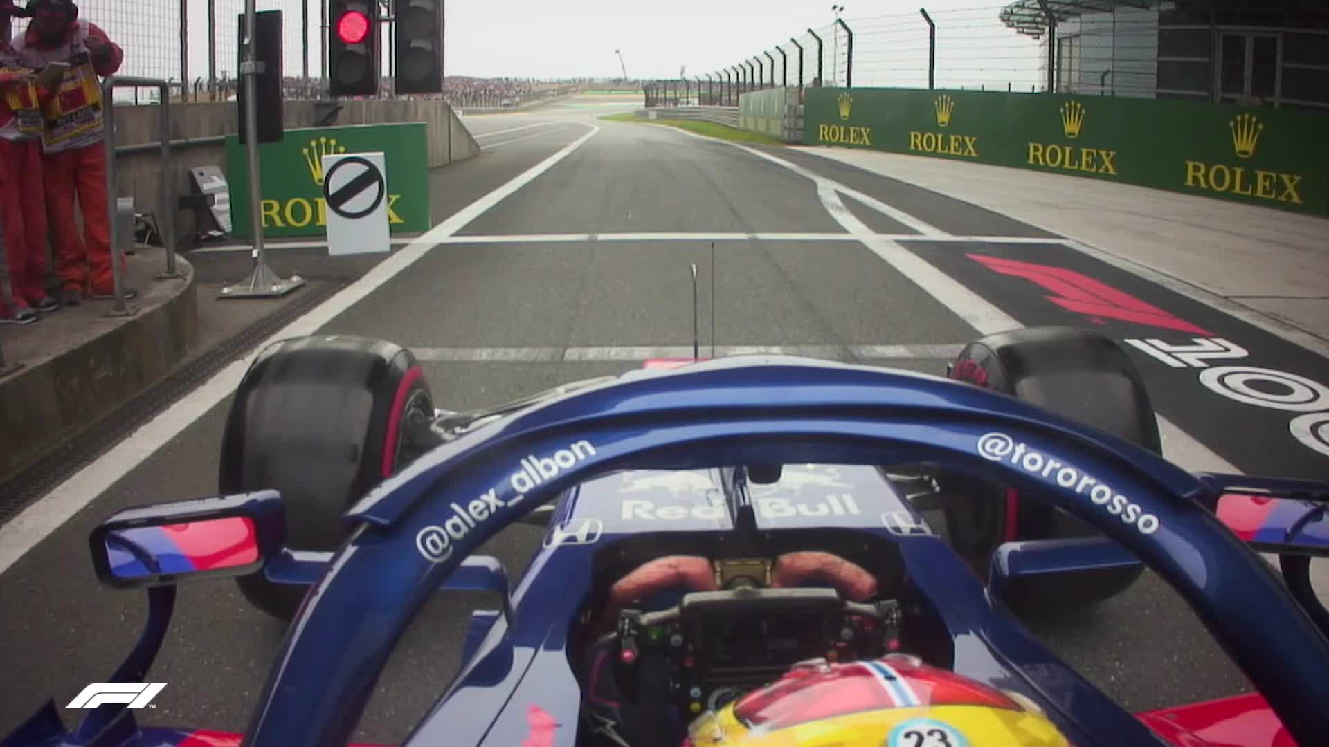 WATCH: Alex Albon's epic drive from the pits to the points