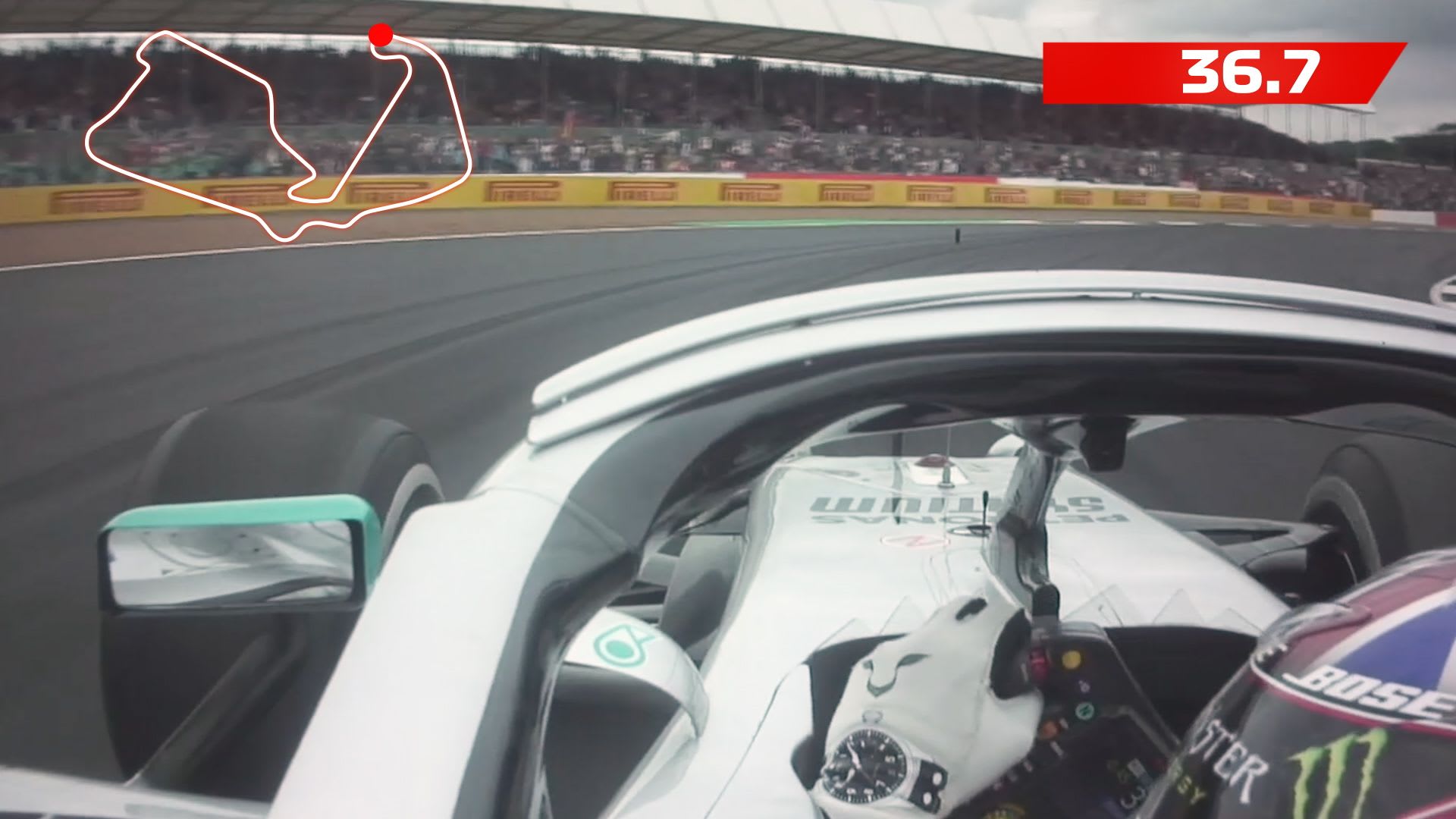 Hamilton's ‘Best last lap ever’ made team ‘nervous as hell’ | Formula 1®