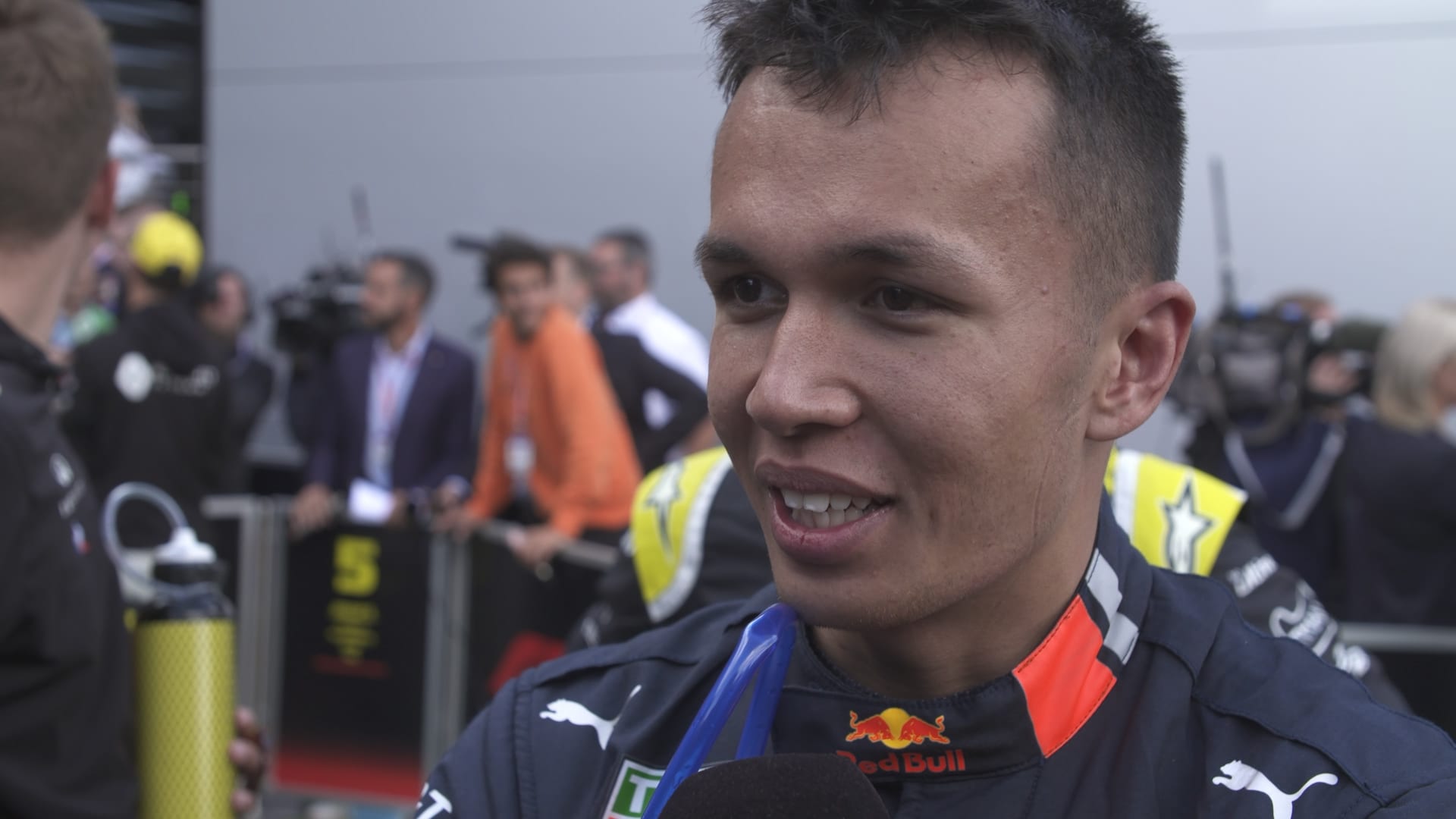 Alex Albon says his car ‘came alive’ on Red Bull debut | Formula 1®