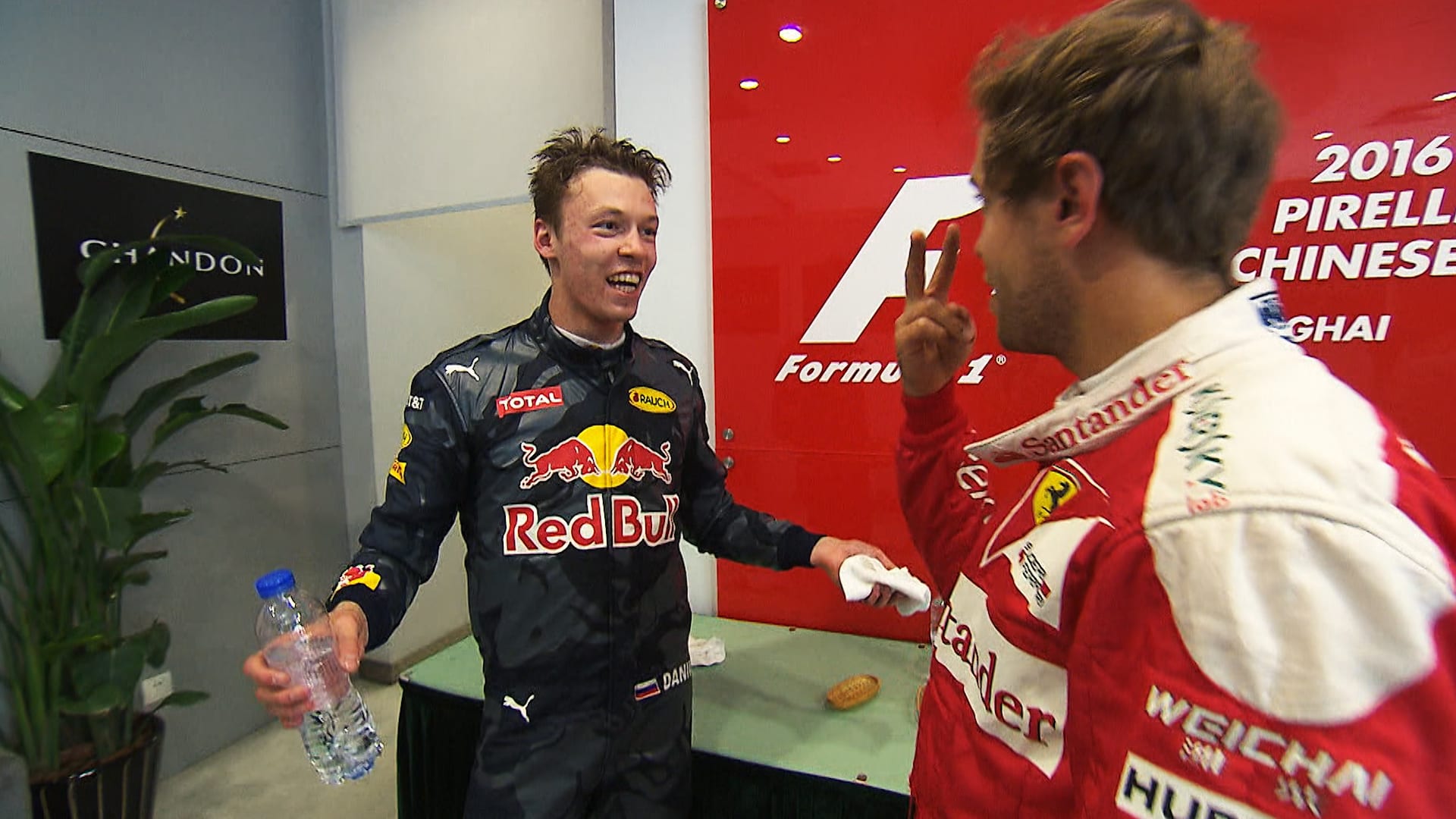 WATCH: Top 10 F1 Cooldown Room Moments | Formula 1®
