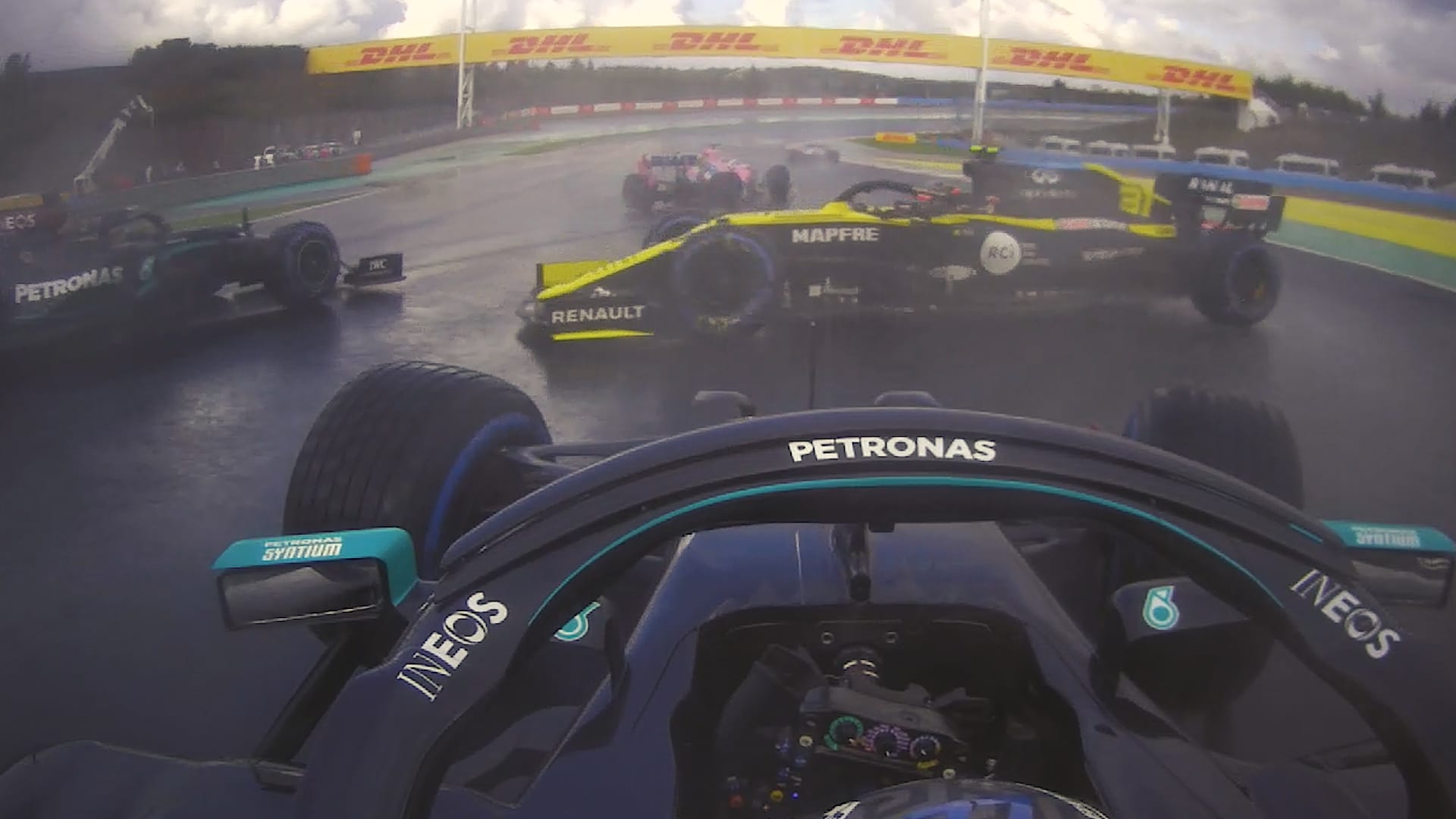 Ricciardo blames 'too good' start for Ocon contact in Turn 1 'disaster ...