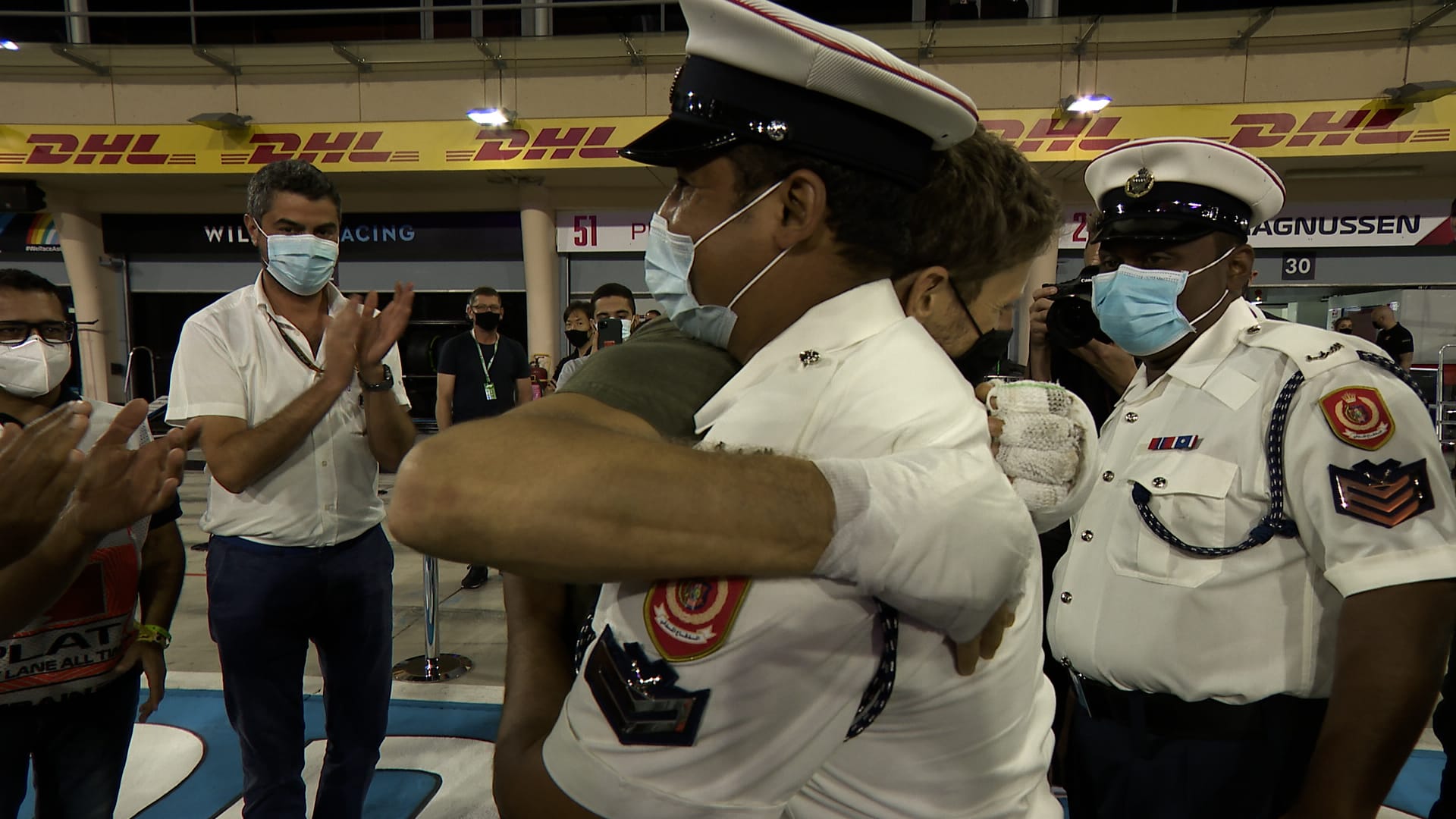 WATCH: ‘Thank you for saving my life’ – Emotional Romain Grosjean meets ...