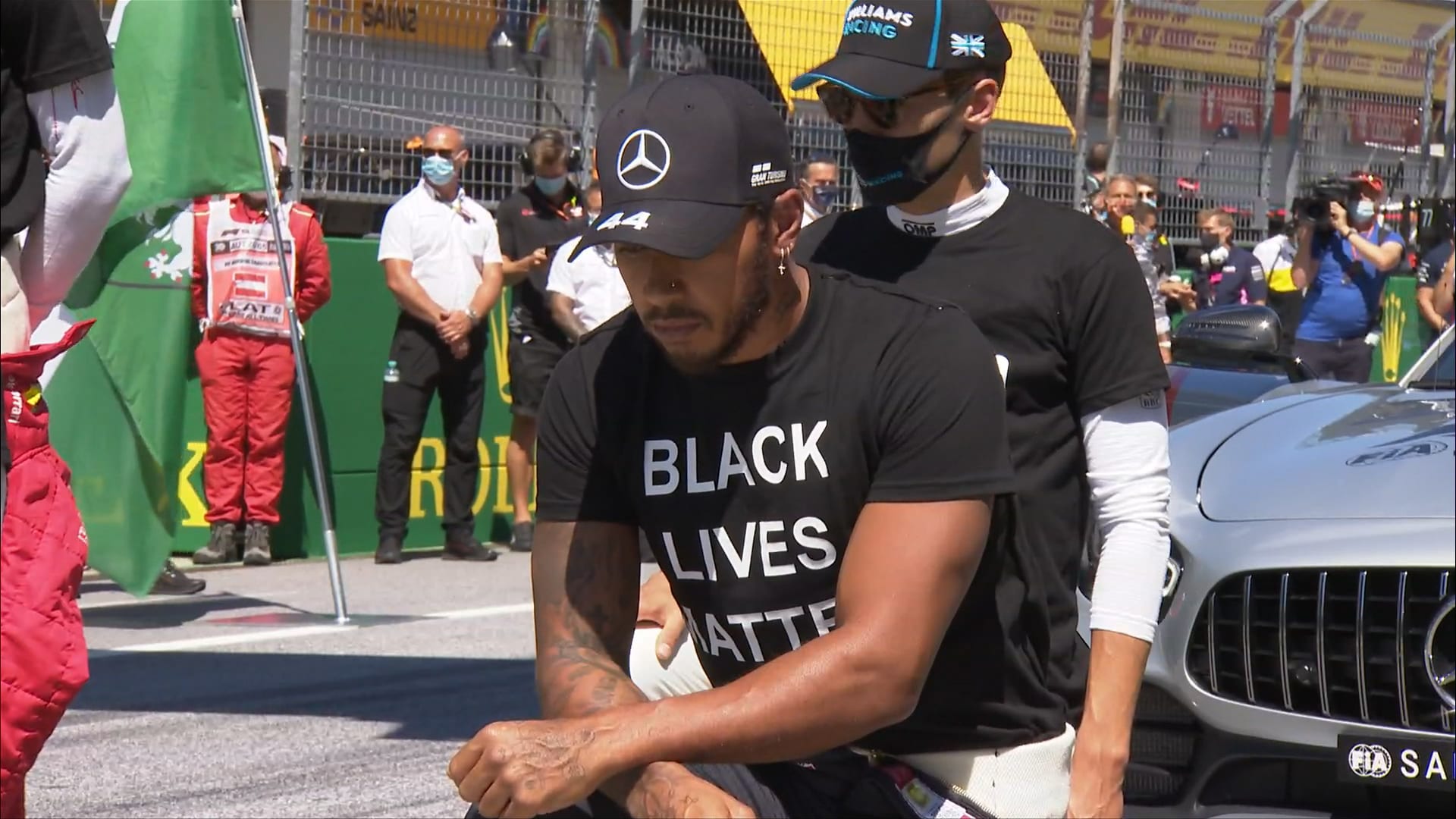 WATCH: F1 drivers unite with 'End Racism' t-shirts ahead of Austrian ...