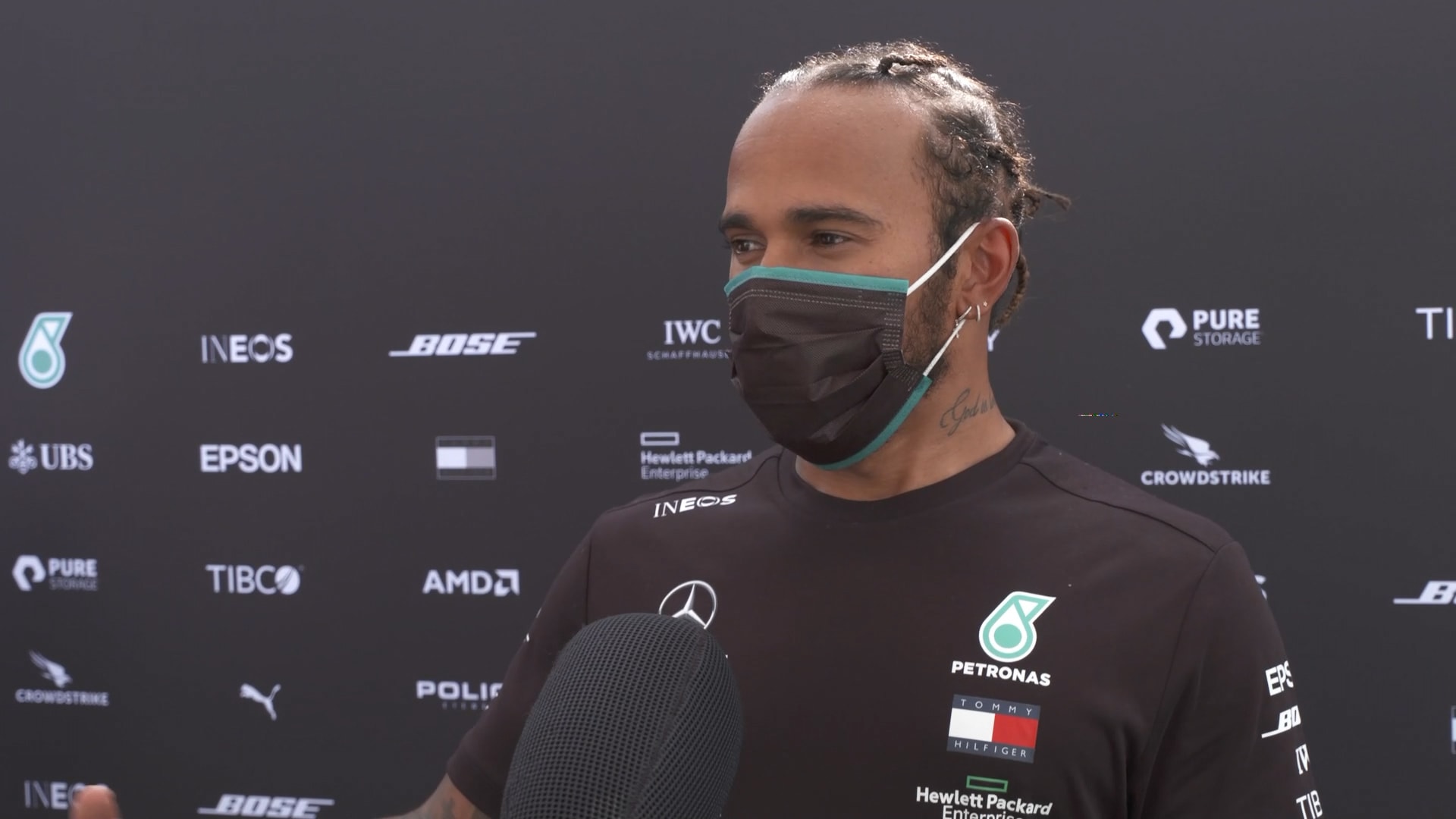 Hamilton taking strong Mercedes Friday pace ‘with a pinch of salt ...
