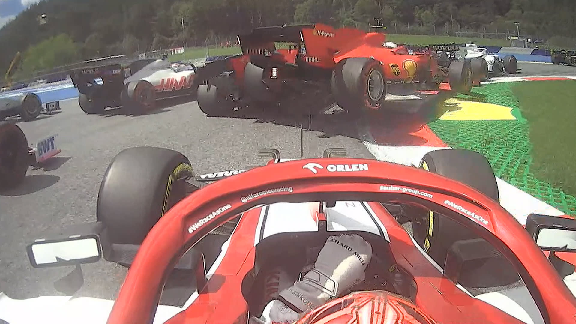 WATCH: Disaster for Ferrari as Vettel and Leclerc retire early after ...