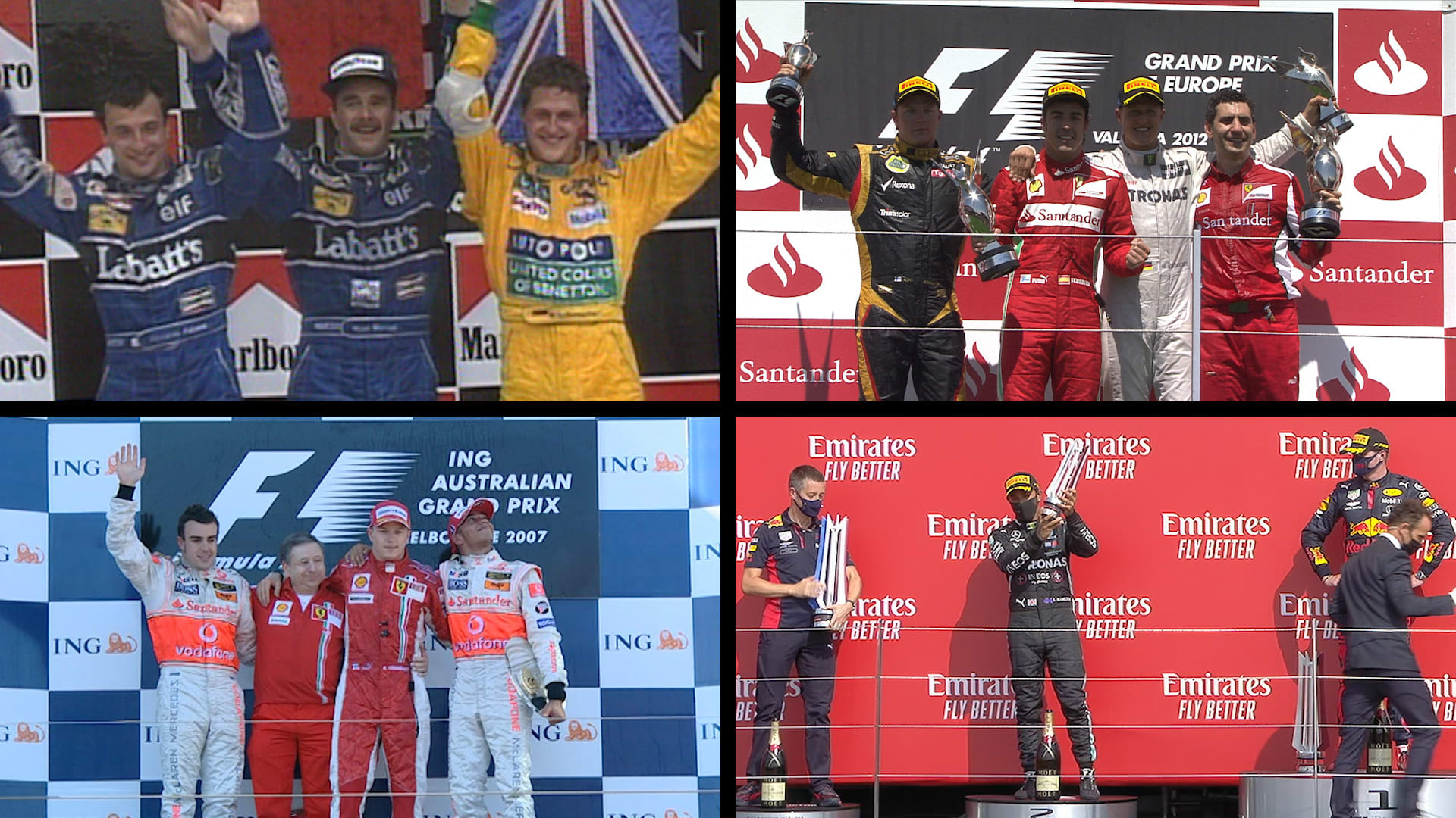 WATCH: Hamilton matches Schumacher's incredible record of 155 podiums ...