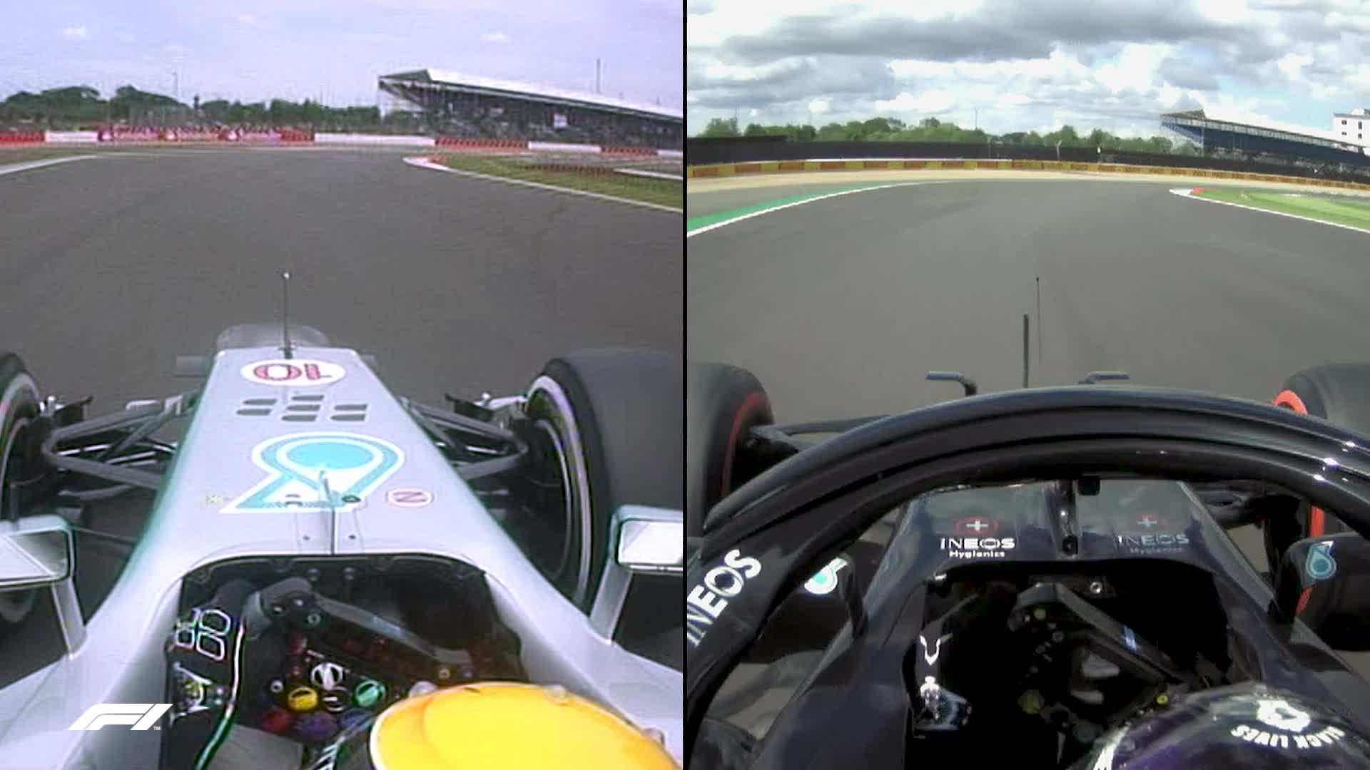 WATCH: The incredible difference between Hamilton’s 2020 Silverstone ...