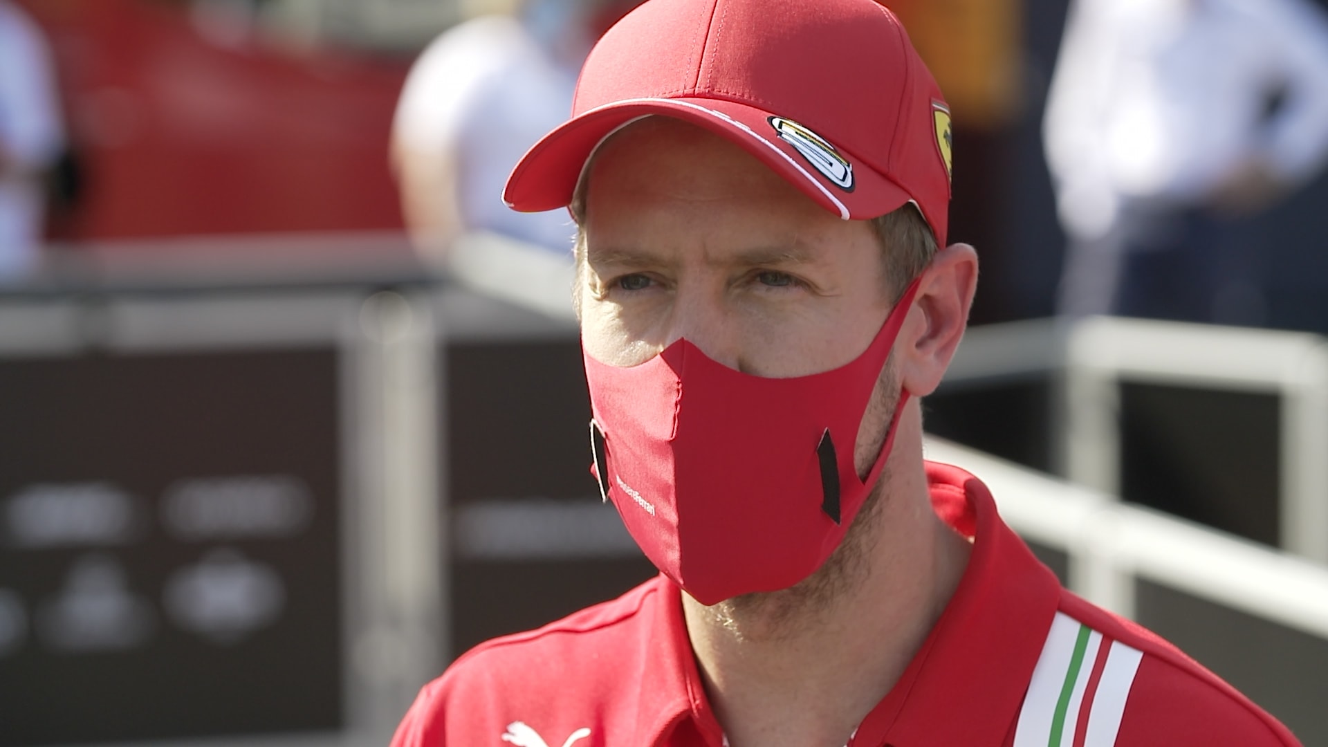 ‘It's a blessing there's nobody in the stands,’ says Vettel after ...