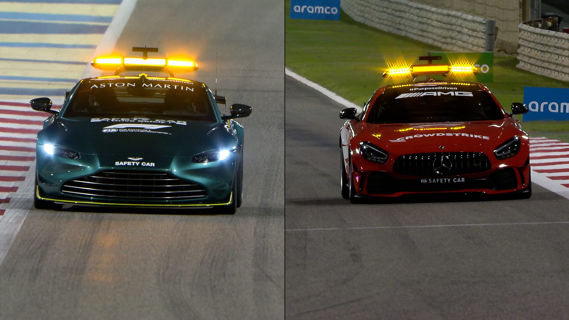 WATCH: New-look red F1 Safety Car takes to Bahrain track ahead of pre ...