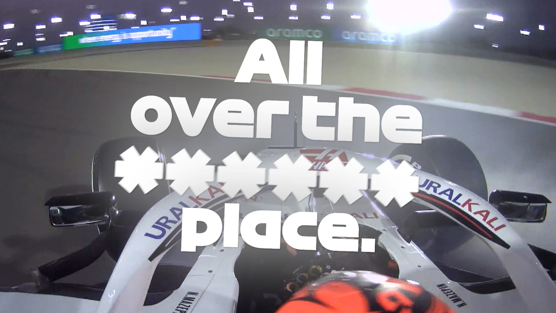 WATCH: Rookie Mazepin angry with car balance after big slide off the ...