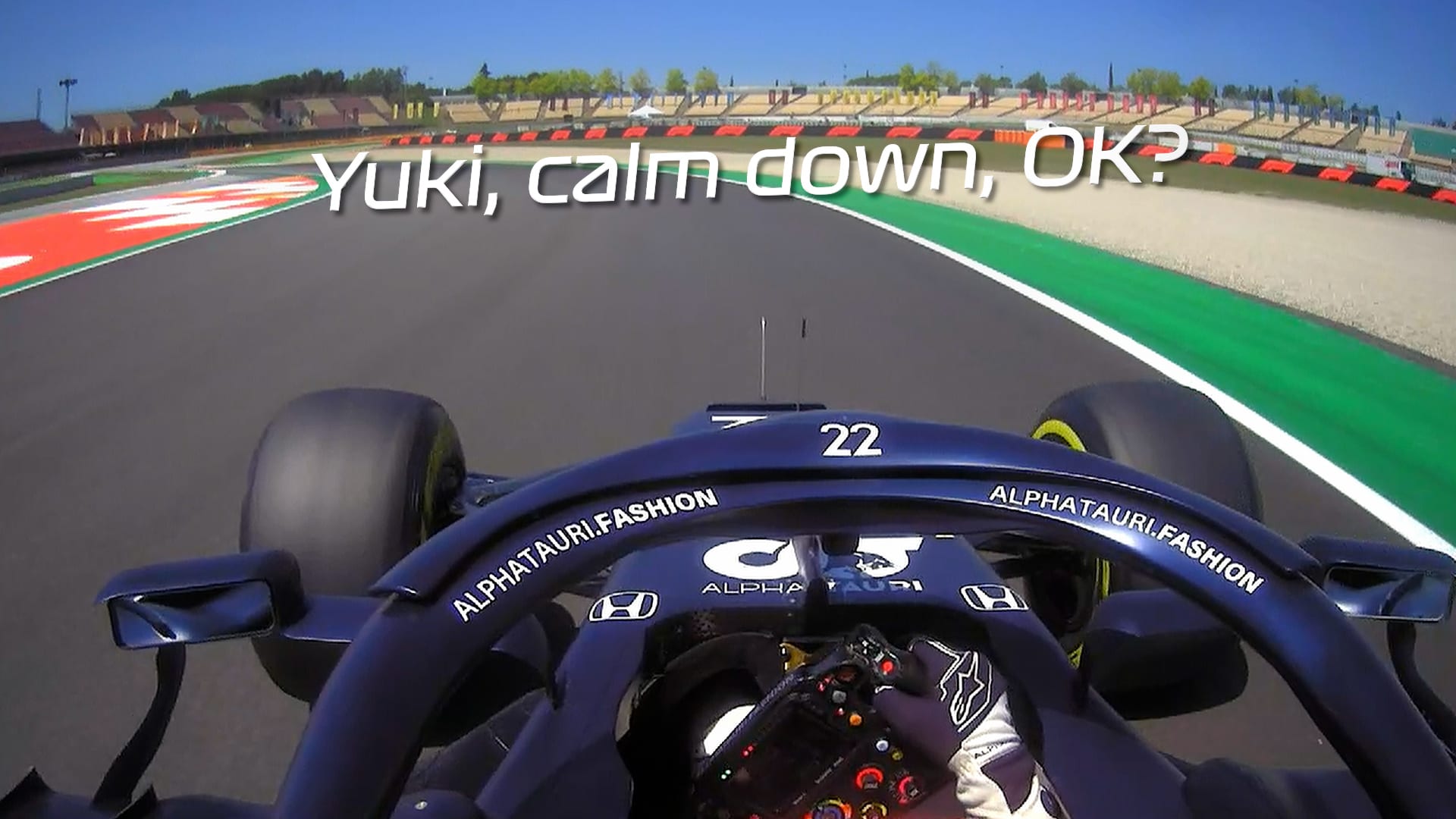 WATCH: Yuki Tsunoda's engineer tells Japanese racer to 'calm down ...