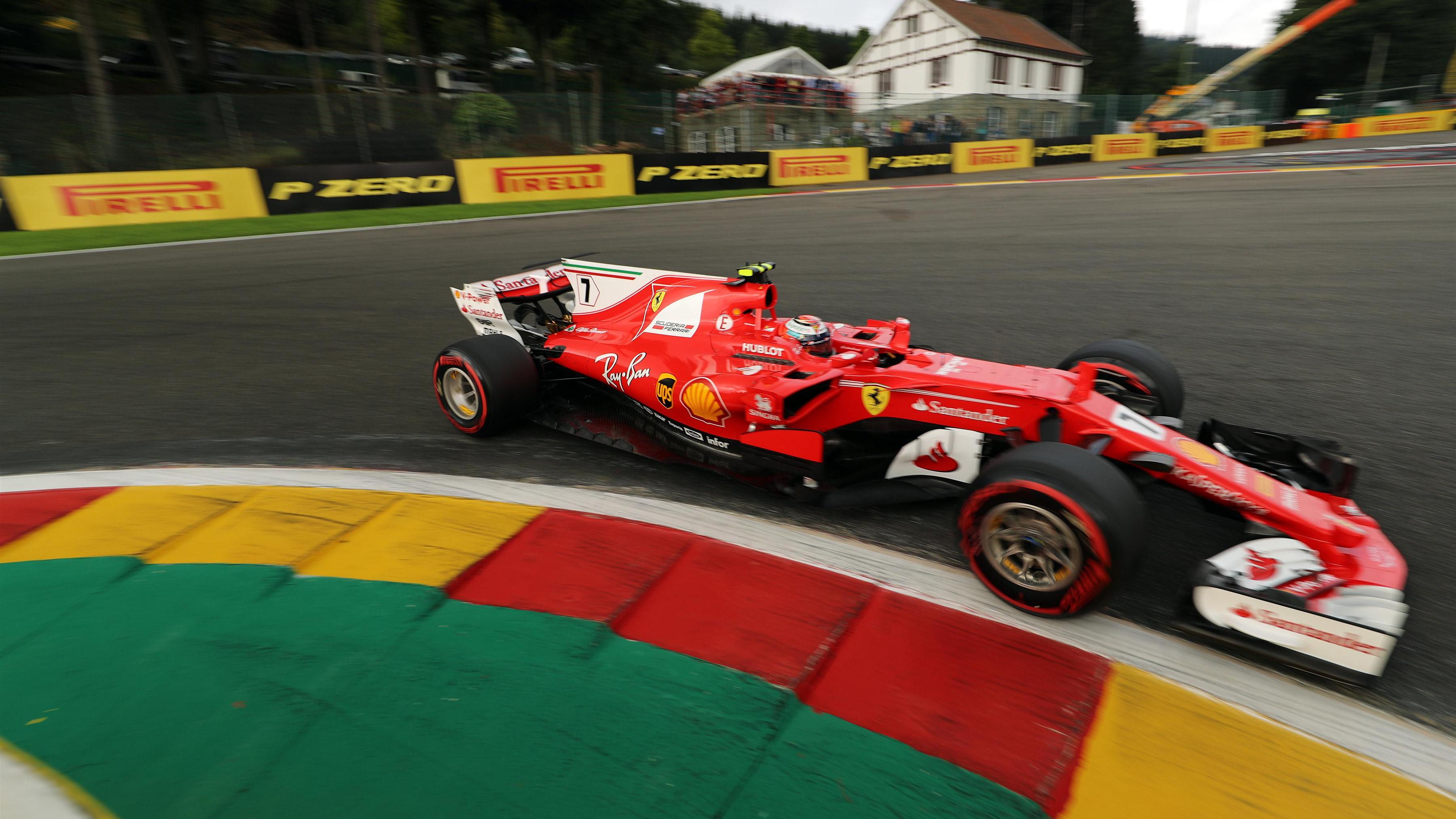 FP3 - Raikkonen leads Ferrari one-two in Belgium