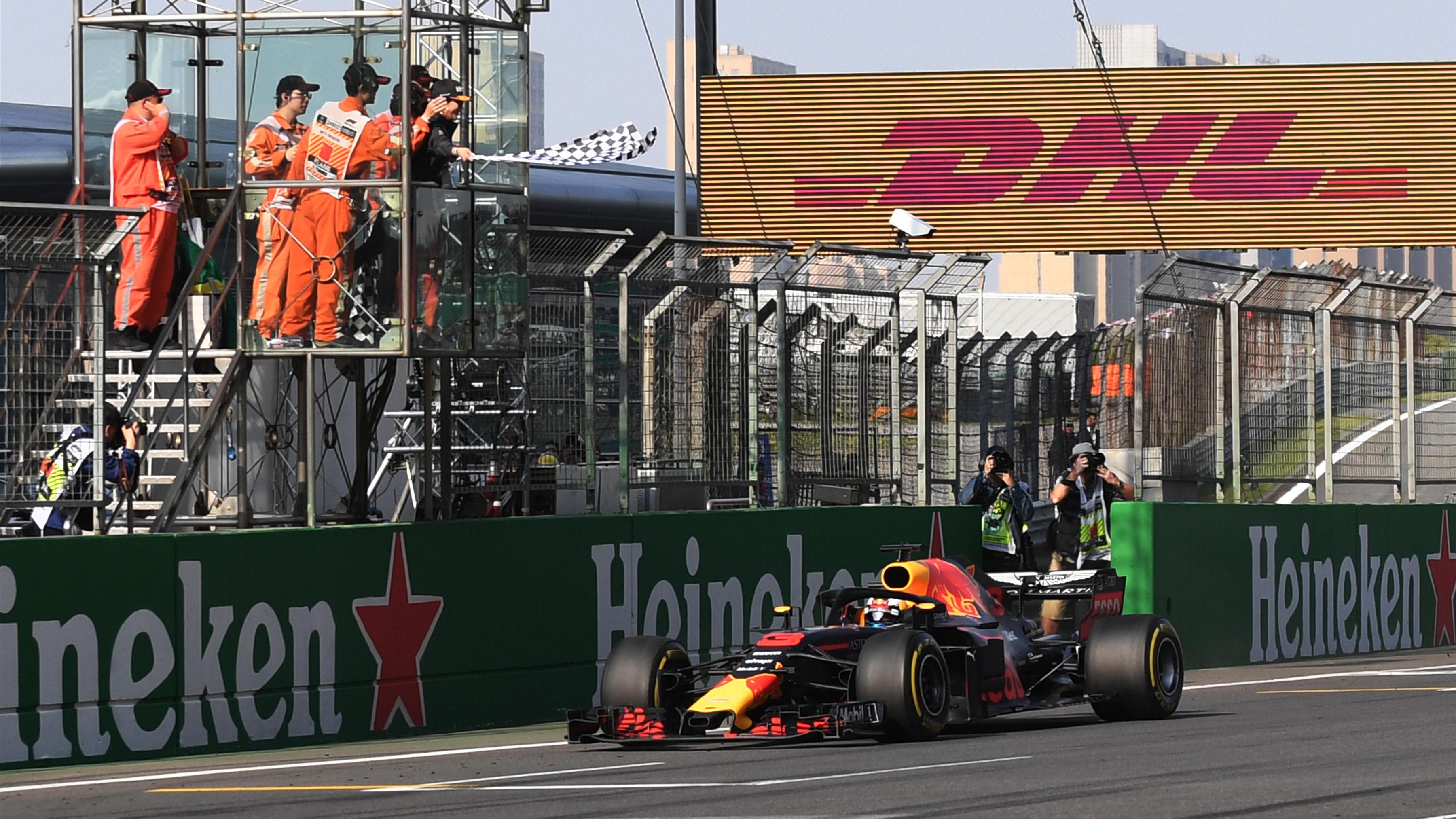 RACE: Ricciardo wins wild Chinese Grand Prix for Red Bull