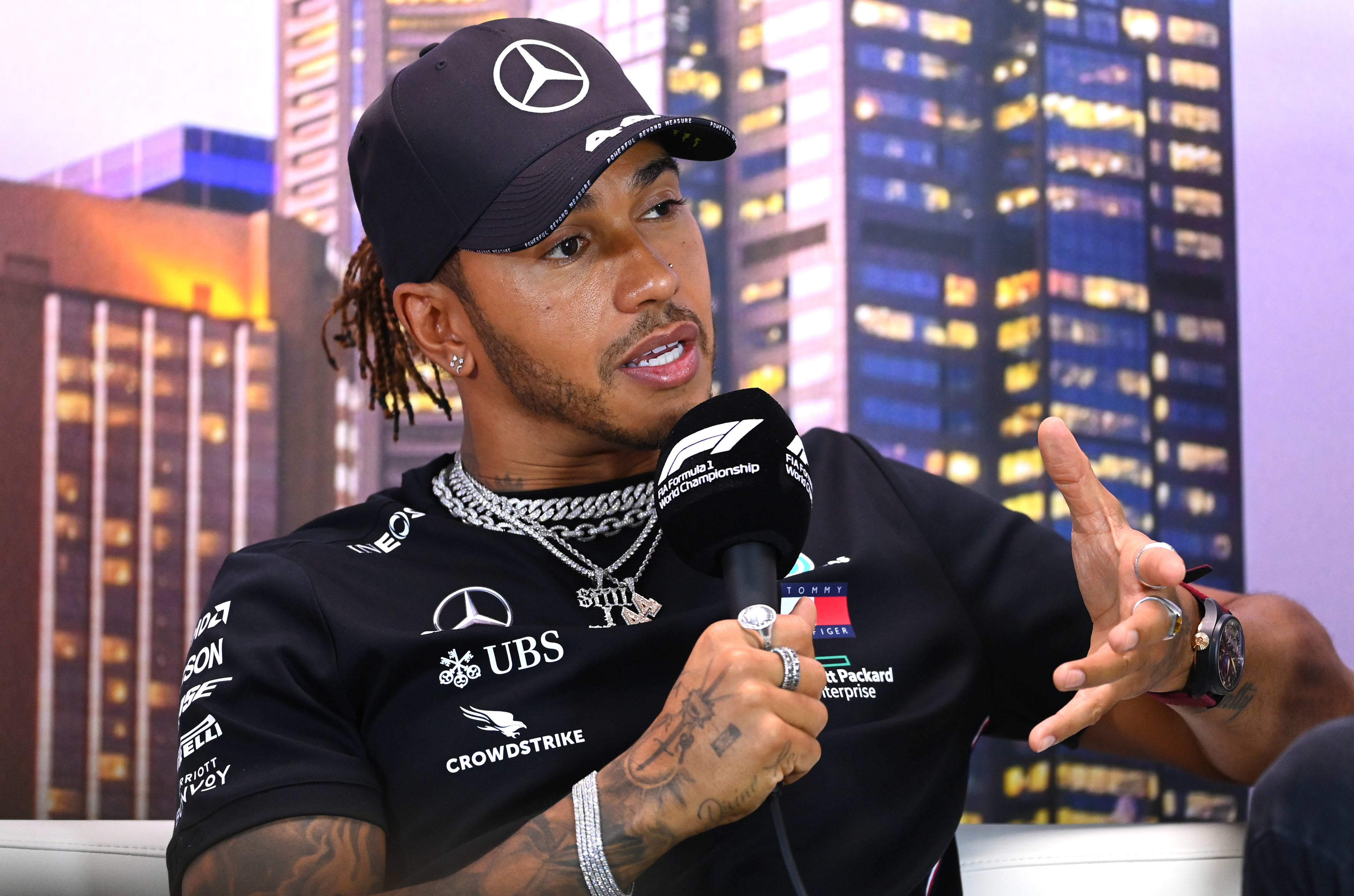 Lewis Hamilton attends Black Lives Matter protest after announcing new ...