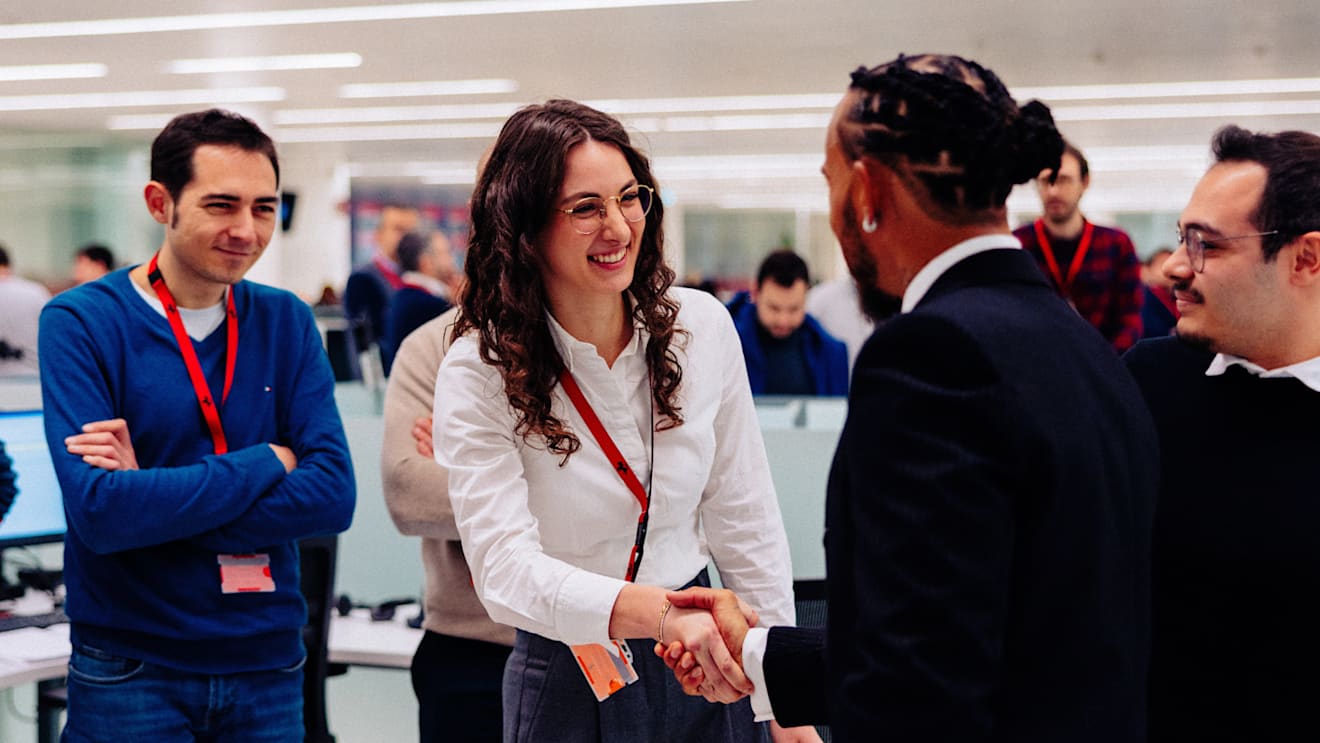 IN PHOTOS: Lewis Hamilton soaks up his first day as a Ferrari driver at ...