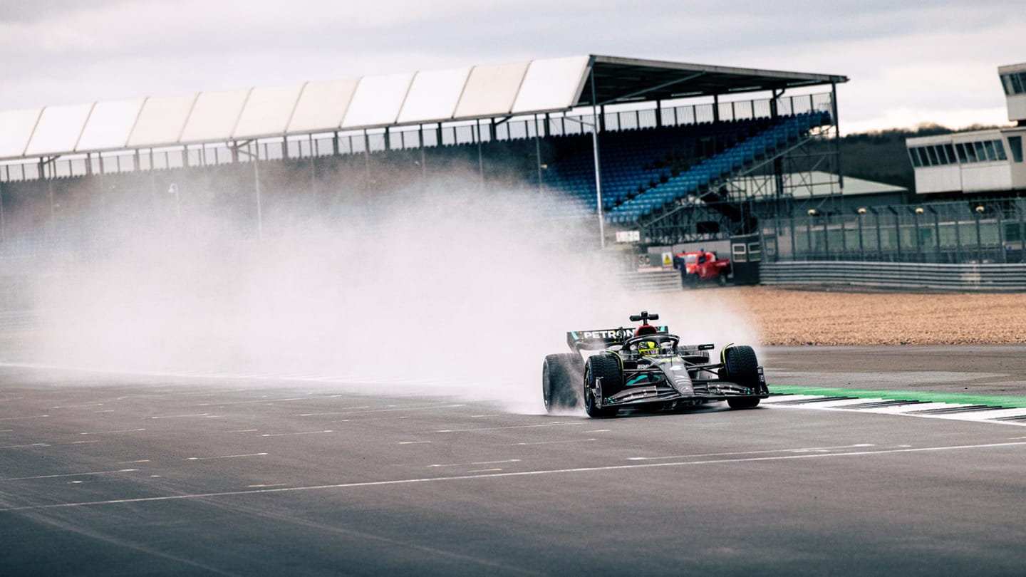 Hamilton reports ‘useful findings’ after Mercedes W14 hits the track at ...