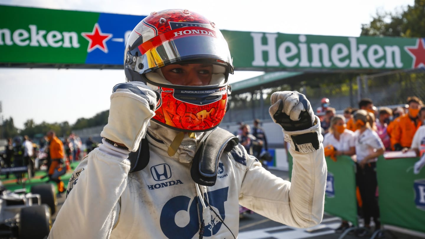 IN PICTURES: The best shots of Pierre Gasly's historic maiden victory ...