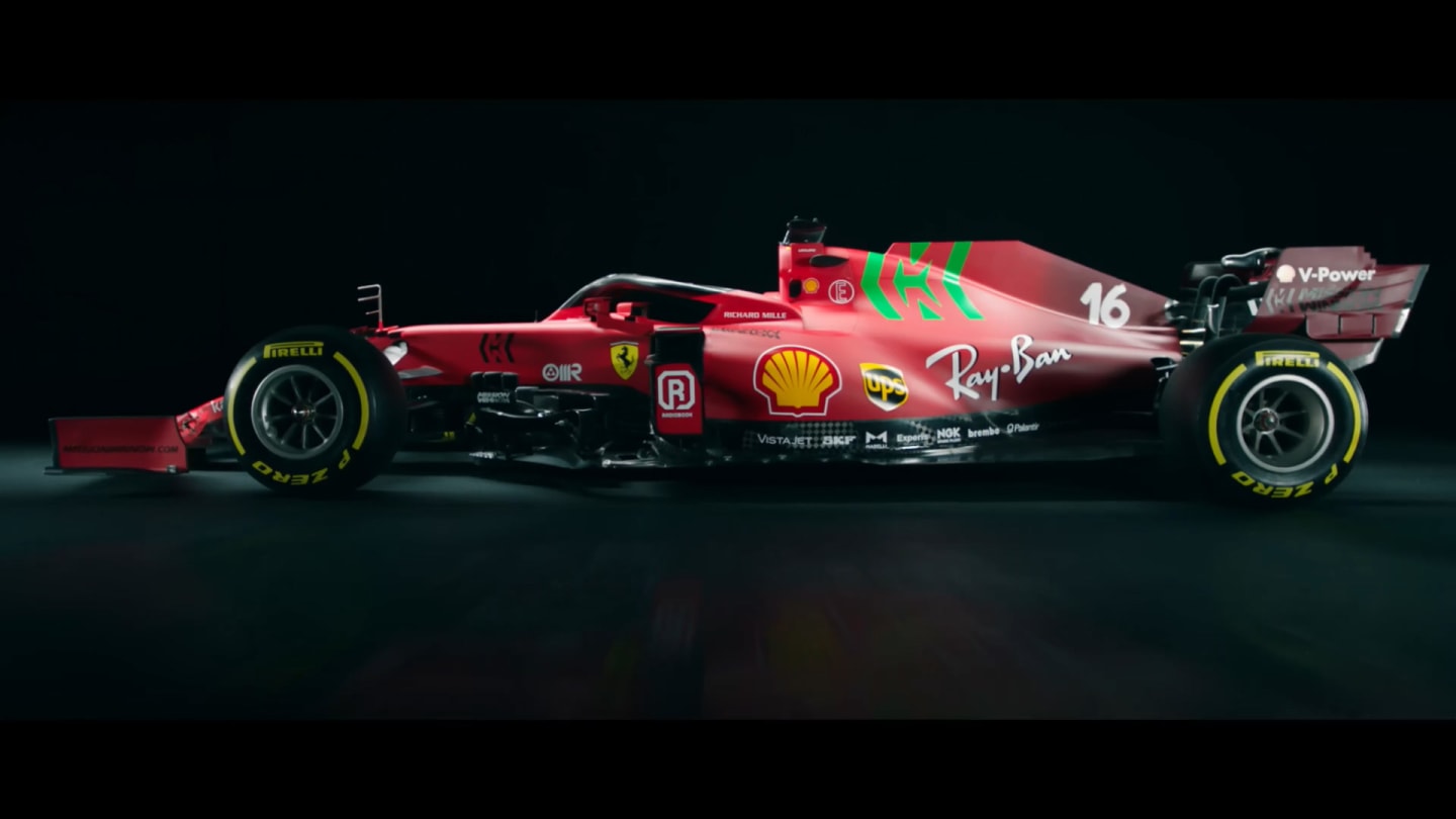 FIRST LOOK: Ferrari unveil hotly-anticipated SF21 F1 car – with splash ...