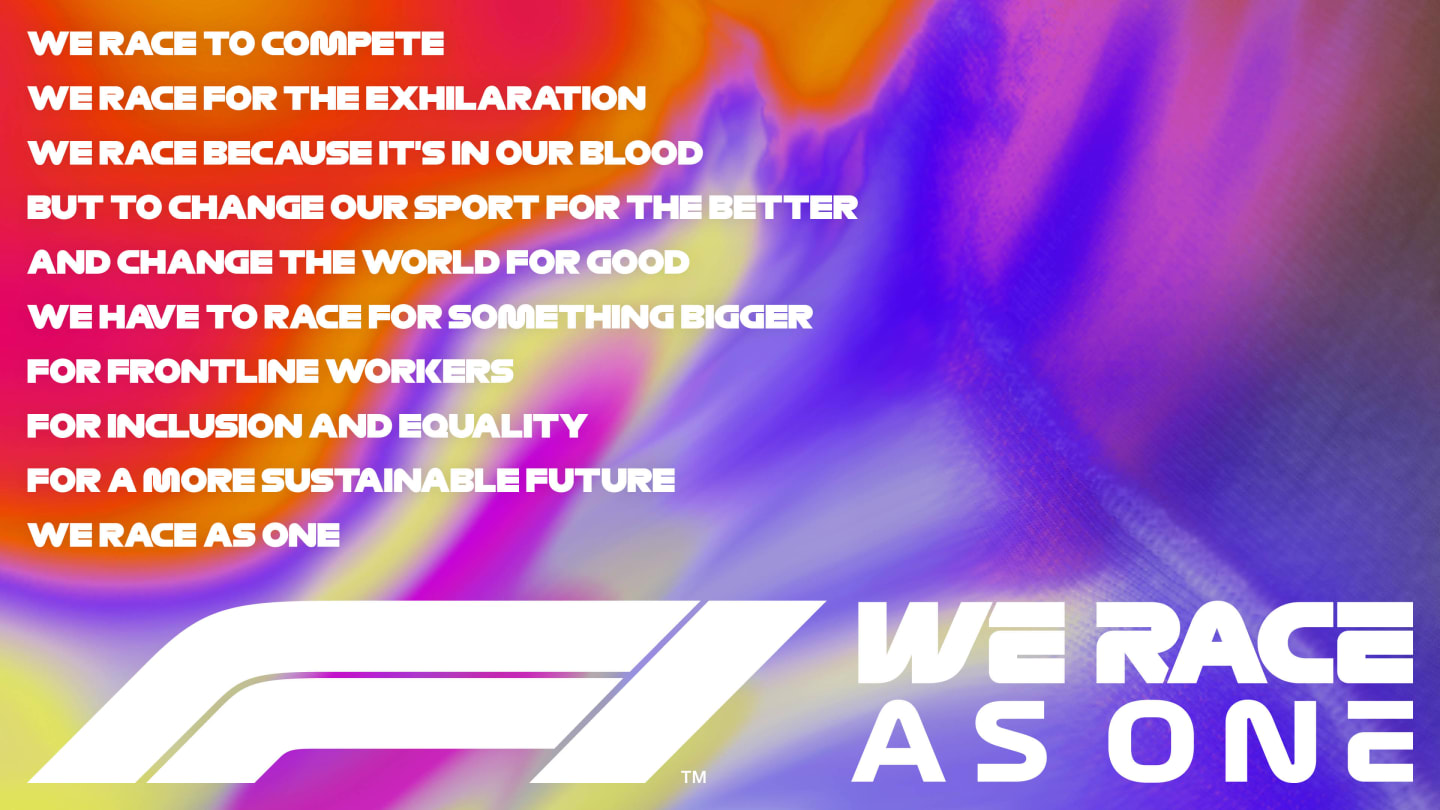 Formula 1 launches #WeRaceAsOne initiative to help fight challenges of ...