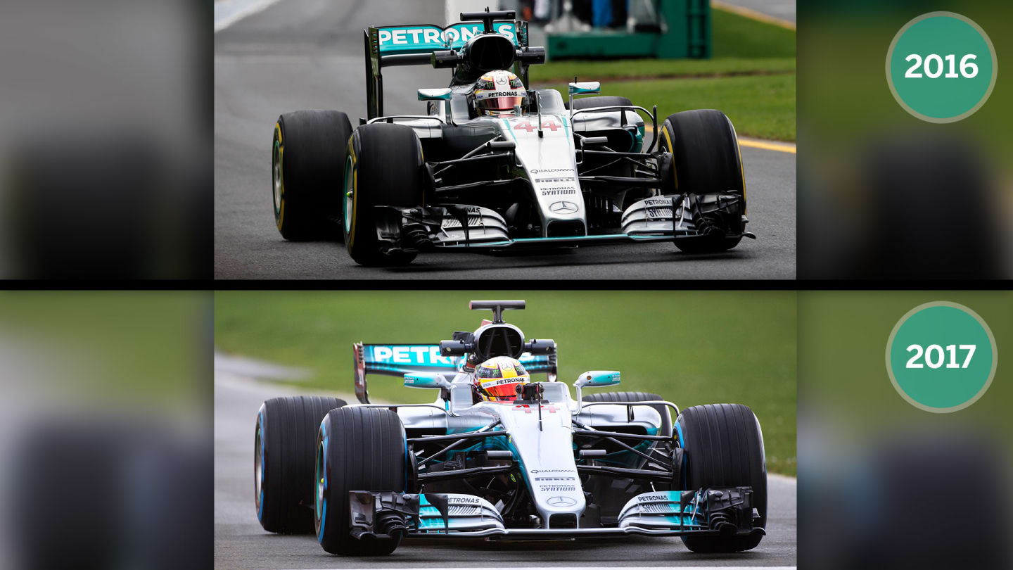 GALLERY: How the 2017 Mercedes compares to last year's car