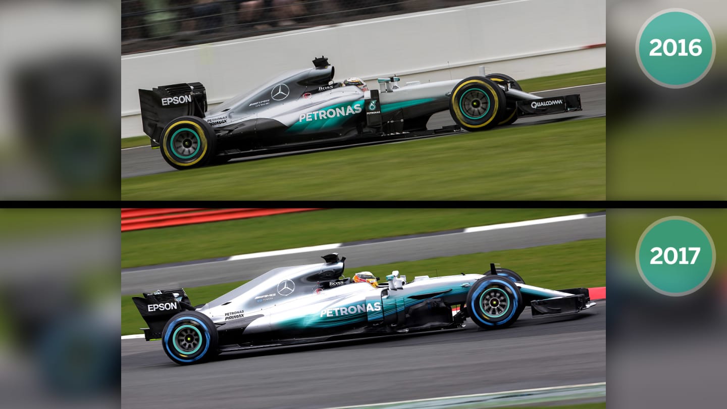 GALLERY: How the 2017 Mercedes compares to last year's car