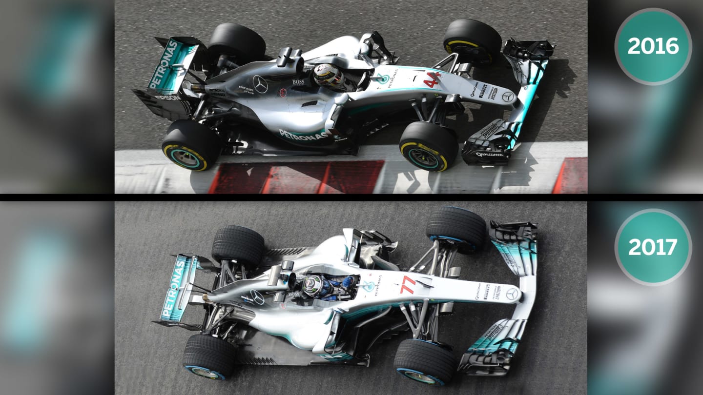 GALLERY: How the 2017 Mercedes compares to last year's car