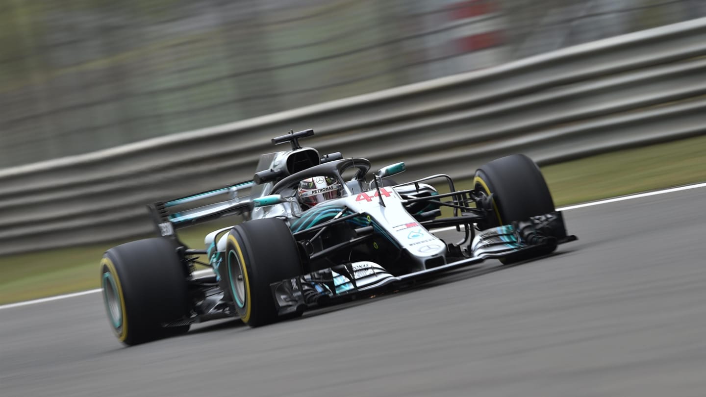 FP1: Hamilton heads Raikkonen in windy Shanghai