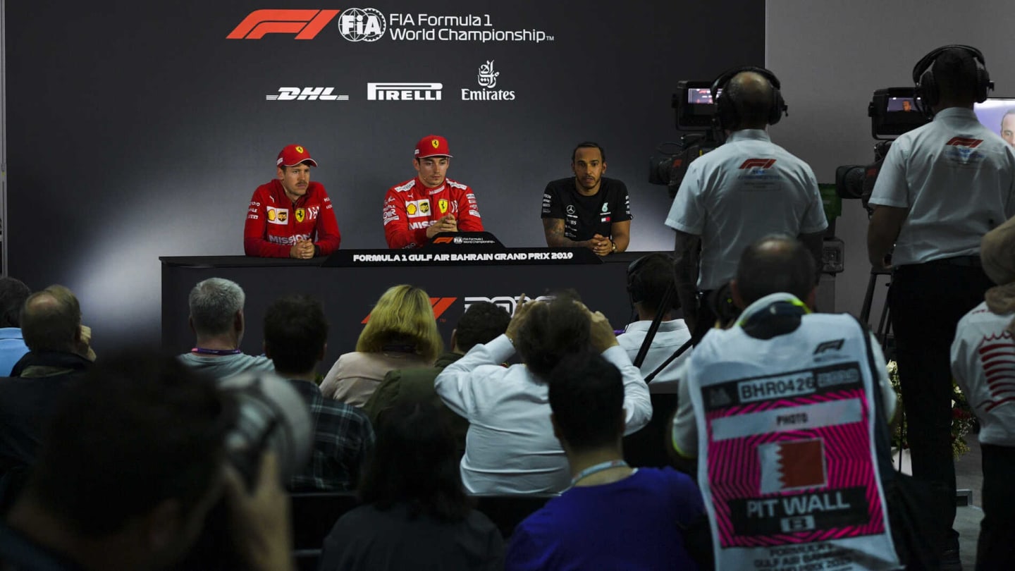 FIA post-qualifying press conference - Bahrain | Formula 1®