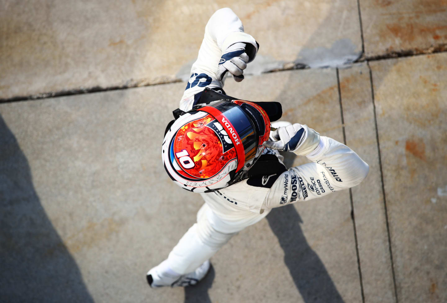 IN PICTURES: The best shots of Pierre Gasly's historic maiden victory ...