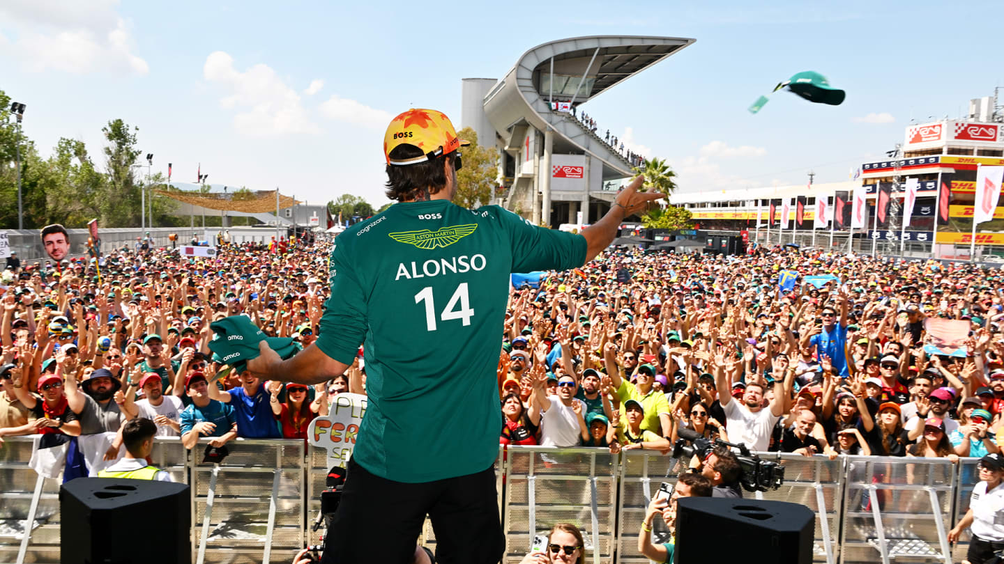 Alonso taking energy from vocal home crowd as he looks to ‘put on a ...
